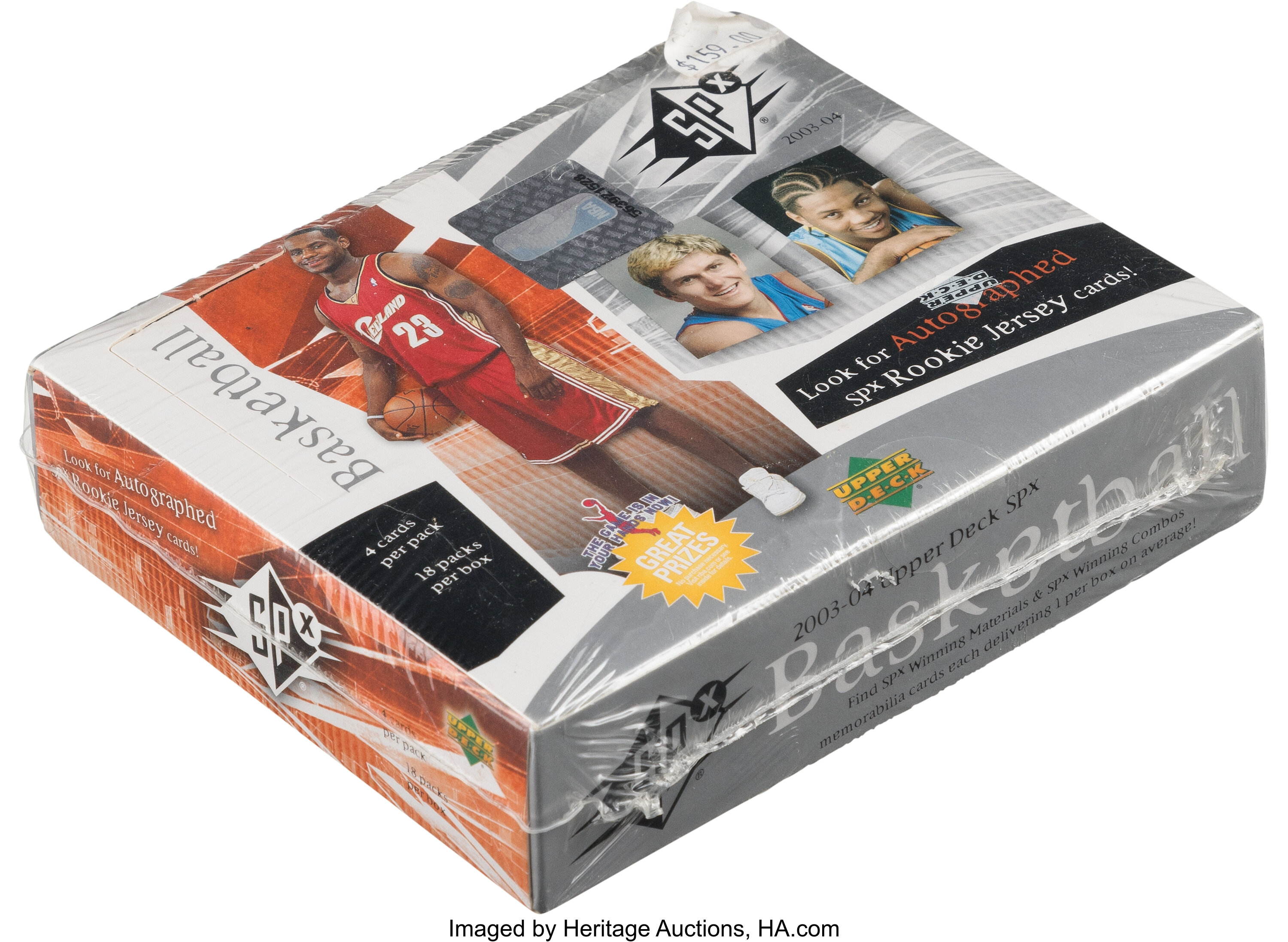 2003 Upper Deck SPx Basketball Hobby Factory Sealed Box - LeBron | Lot ...