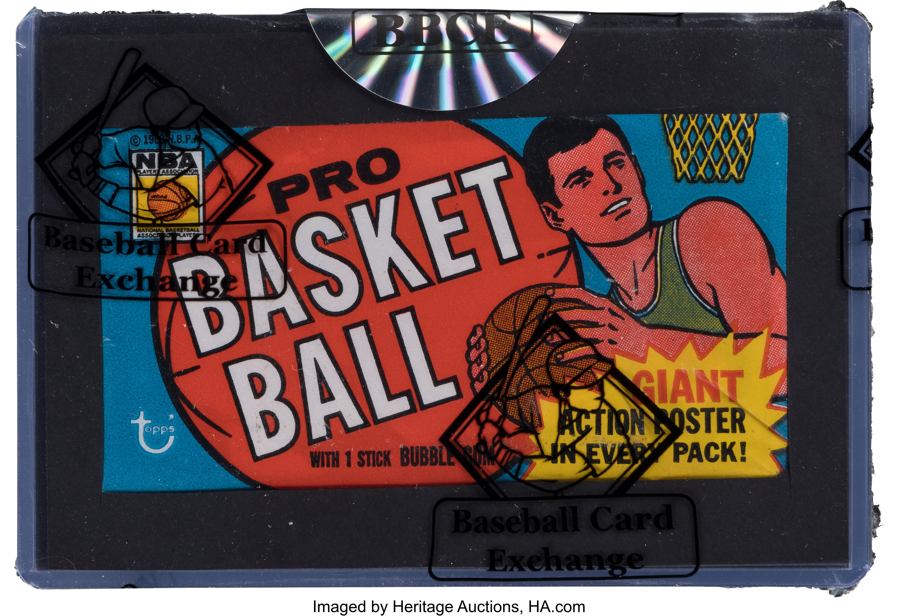 1970 Topps Basketball Unopened Wax Pack. ... Basketball Cards | Lot ...