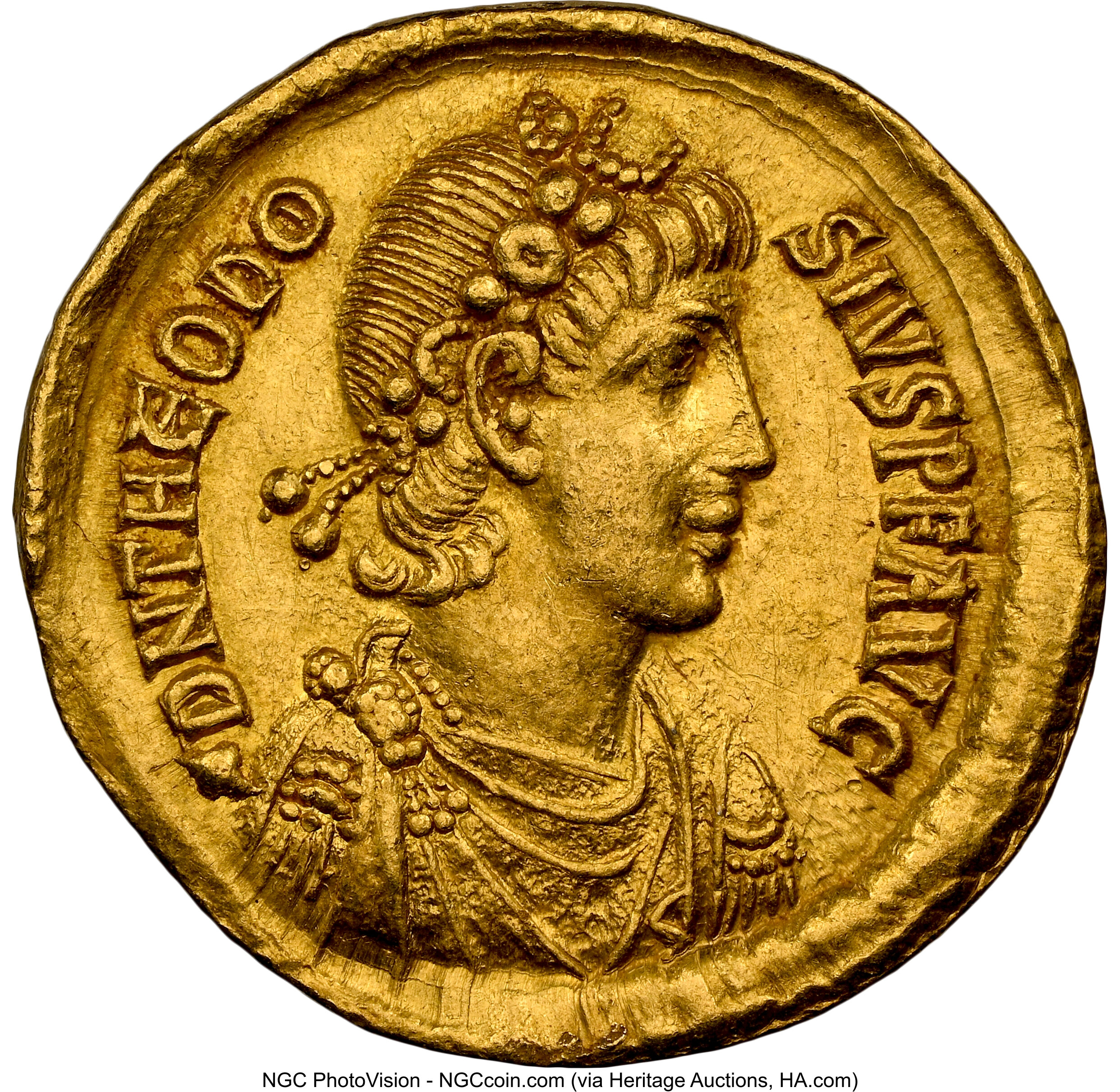 Ancients: Theodosius I, Eastern Roman Empire (AD 379-395). AV | Lot ...