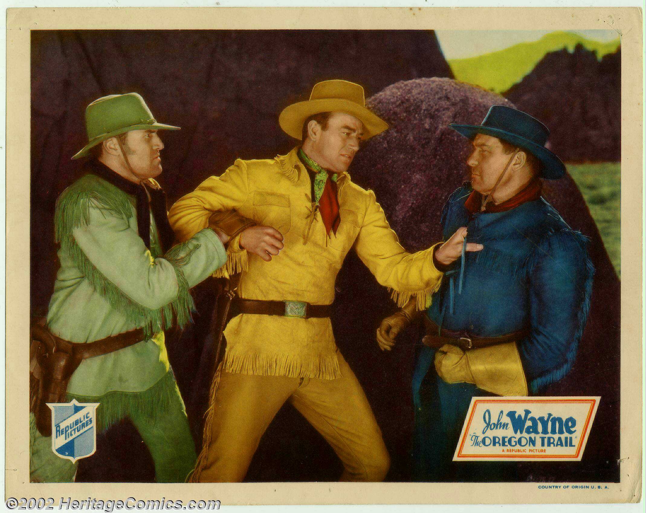 Oregon Trail, The (Republic, 1936). Lobby Card (11" X 14"). Before ...