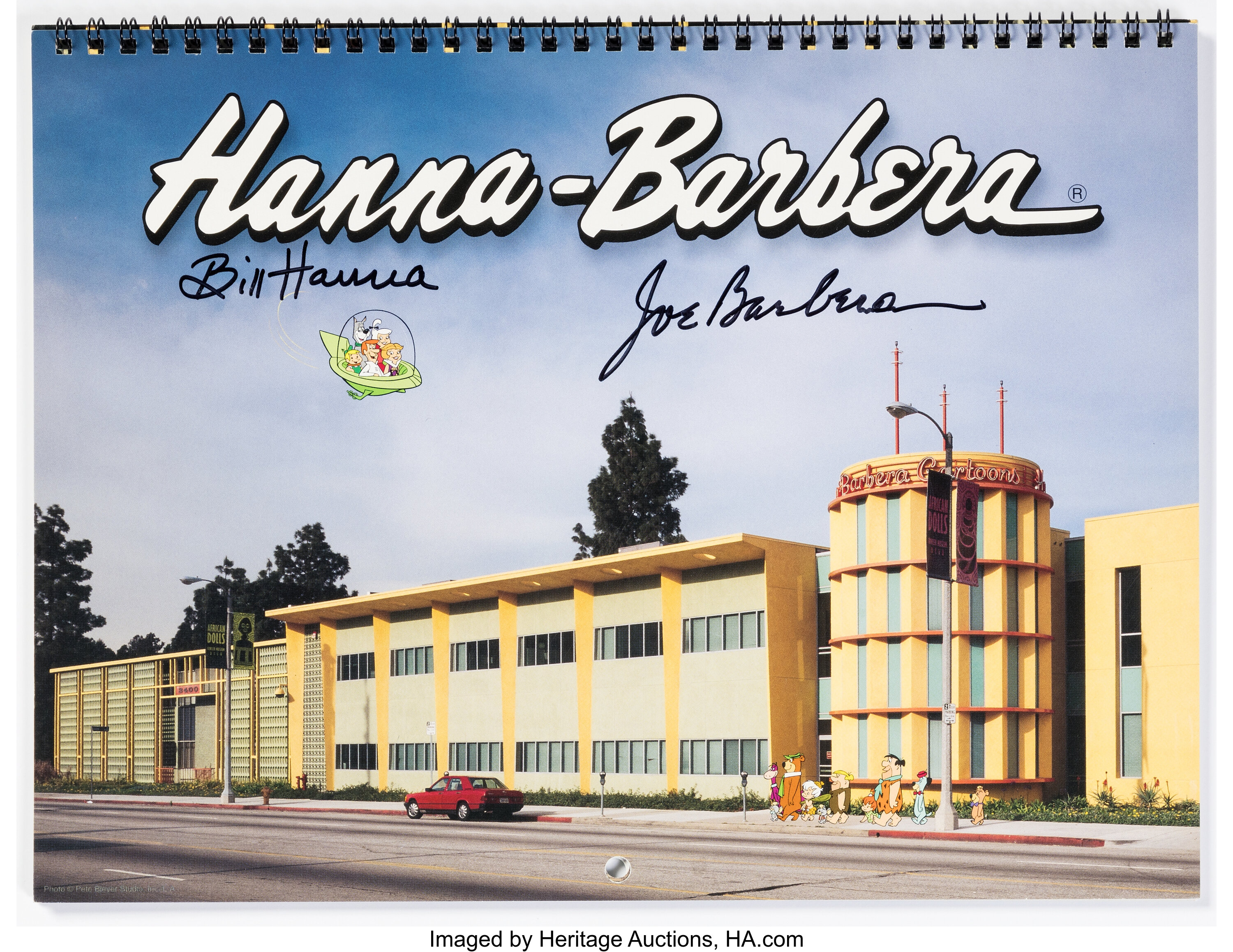 Hanna-Barbera 1998 Calendar Signed by Bill Hanna and Joe Barbera | Lot ...