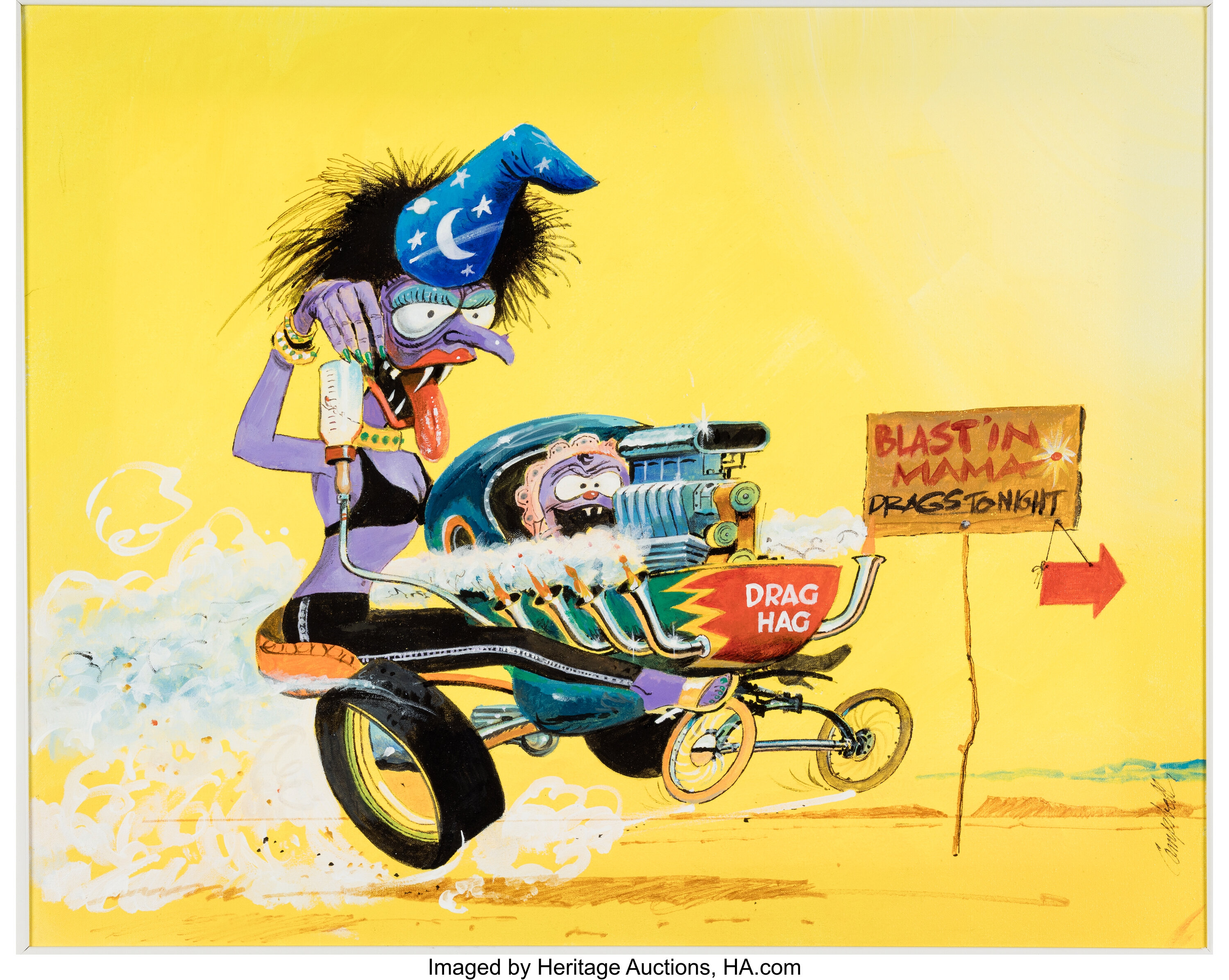 Bill Campbell A Weird-Oh World: The Art of Bill Campbell "Drag Hag ...