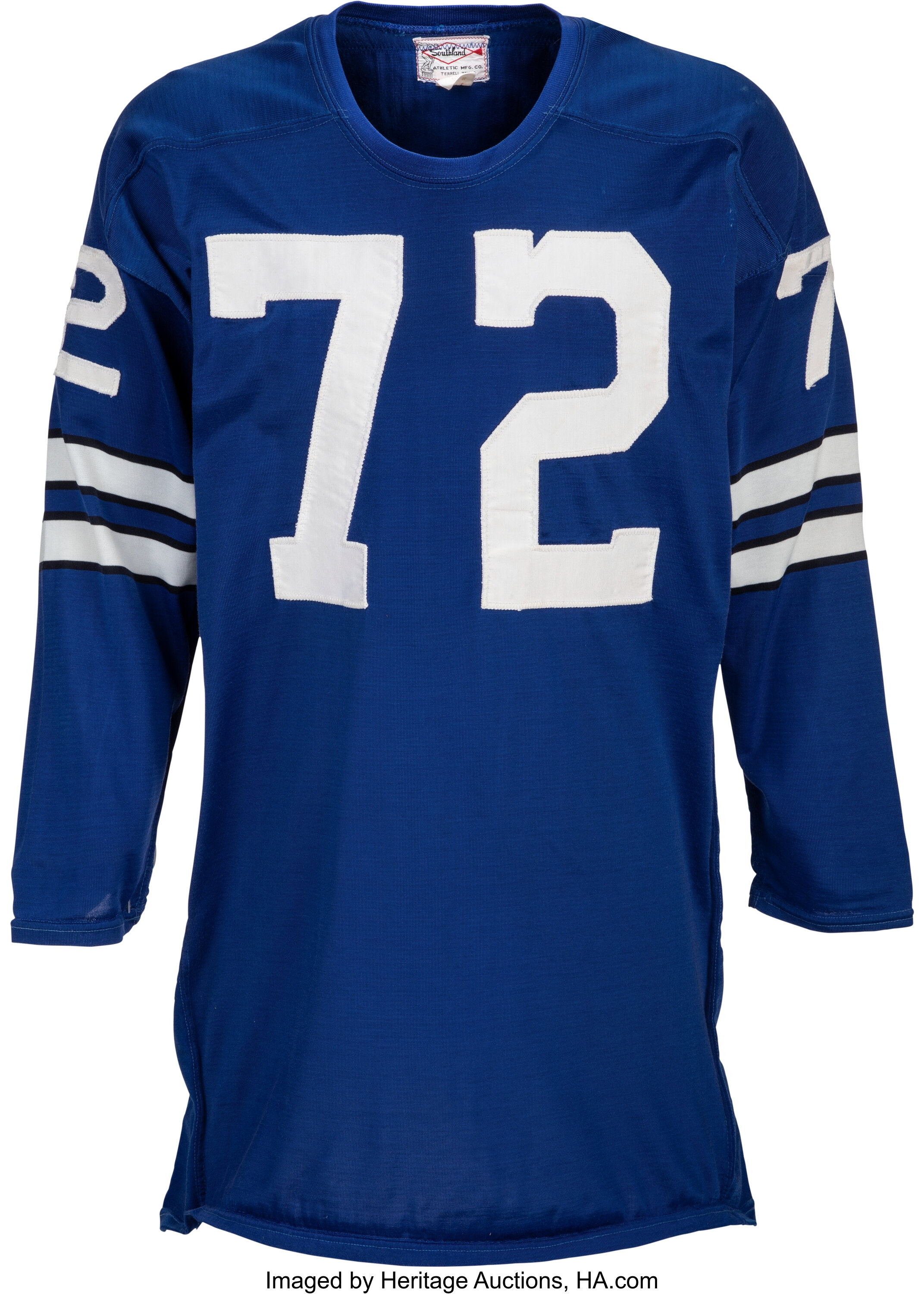 1970-71 Tony Liscio Game Worn Dallas Cowboys Jersey, MEARS A10 ...
