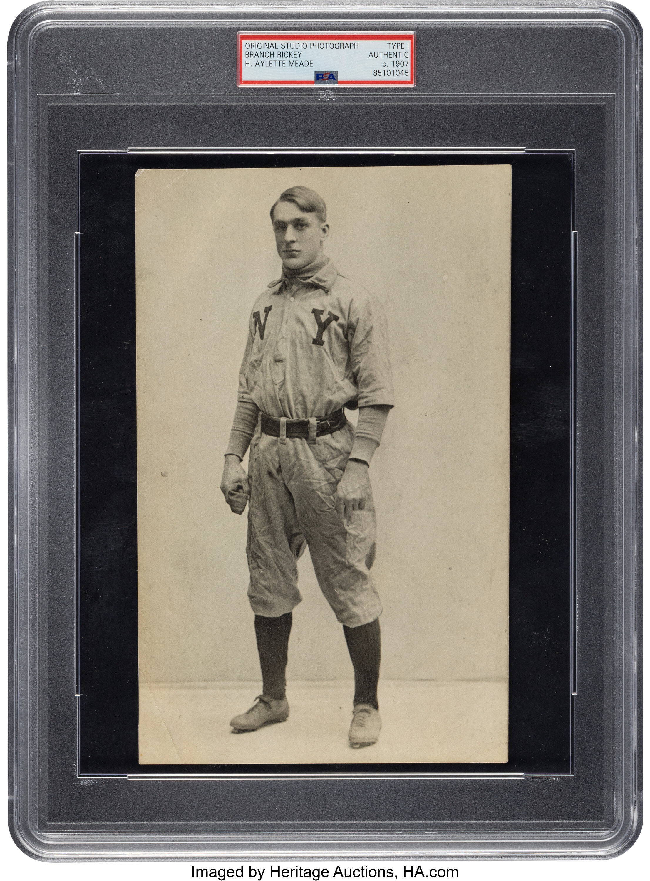 Circa 1907 Branch Rickey Original Photograph, PSA/DNA Type 1 from | Lot ...