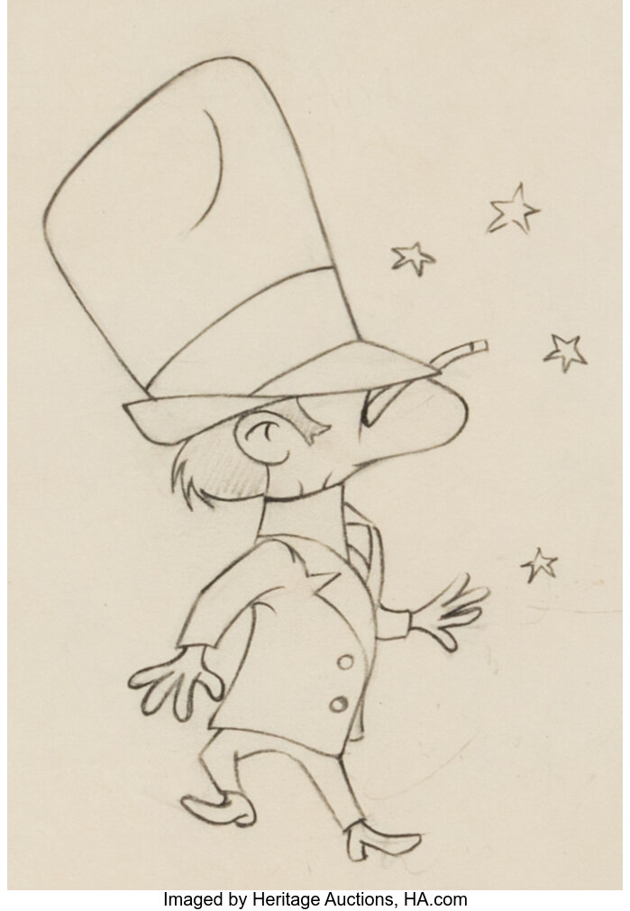 The Unmentionables Rocky Animation Drawing (Warner Brothers, | Lot ...