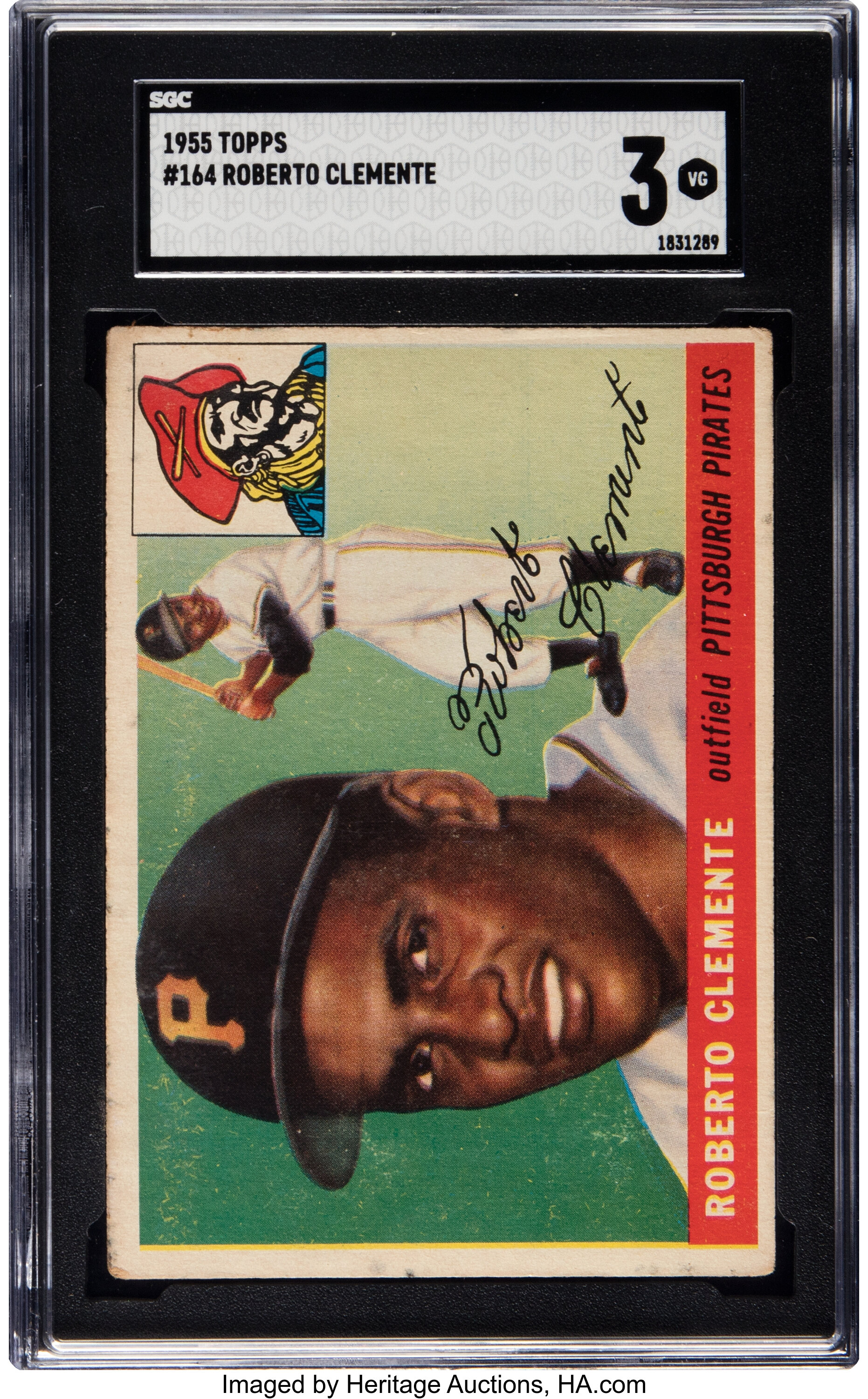1955 Topps Roberto Clemente #164 SGC VG 3.... Baseball Cards | Lot ...
