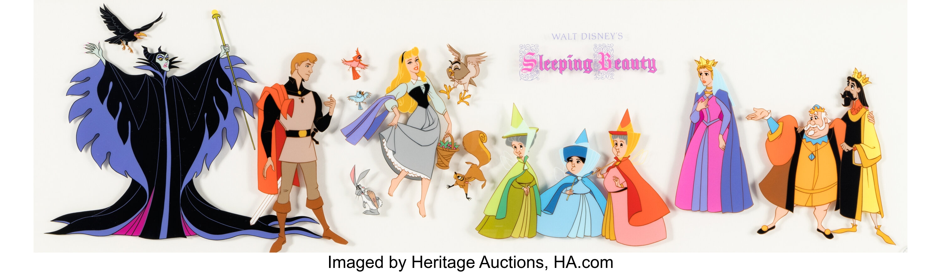 Sleeping Beauty "Cast of Characters" Limited Edition Sericel (Walt ...