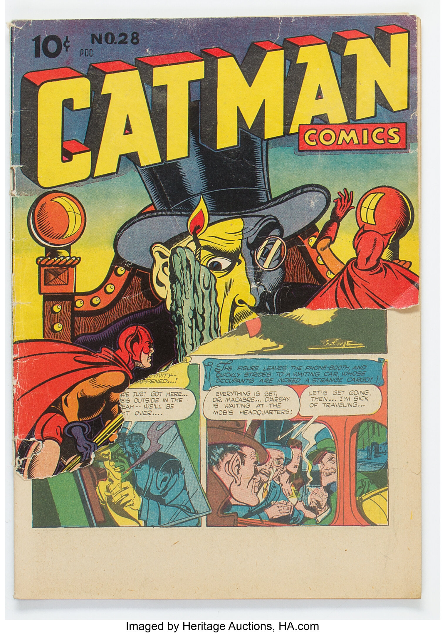 Cat-Man Comics #28 (Et-Es Go Magazines, 1945) Condition: FR.... | Lot ...
