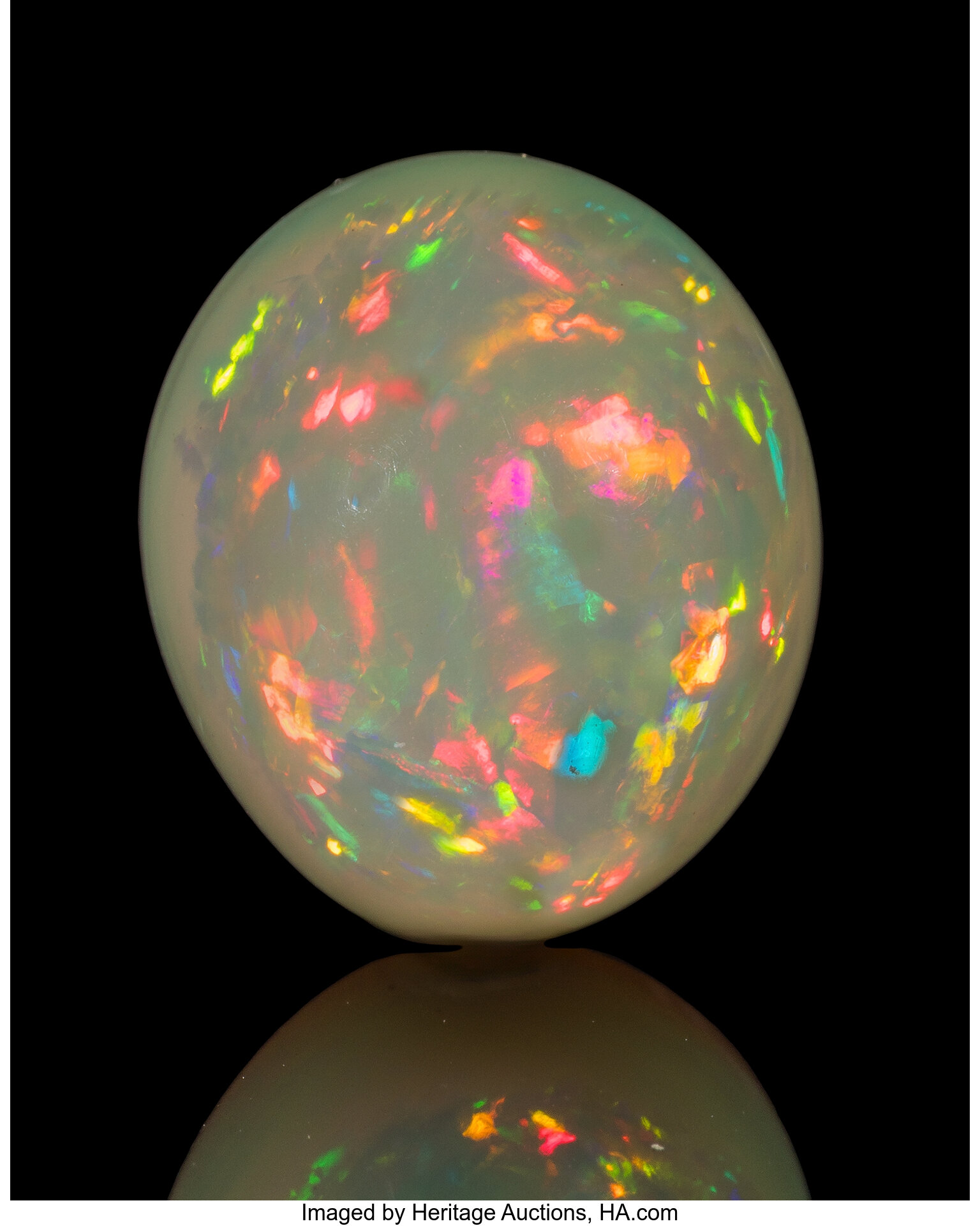 Gemstone: Opal - 7.50 Cts.. Ethiopia. 15.21 x 12.93 x 7.76 mm ...