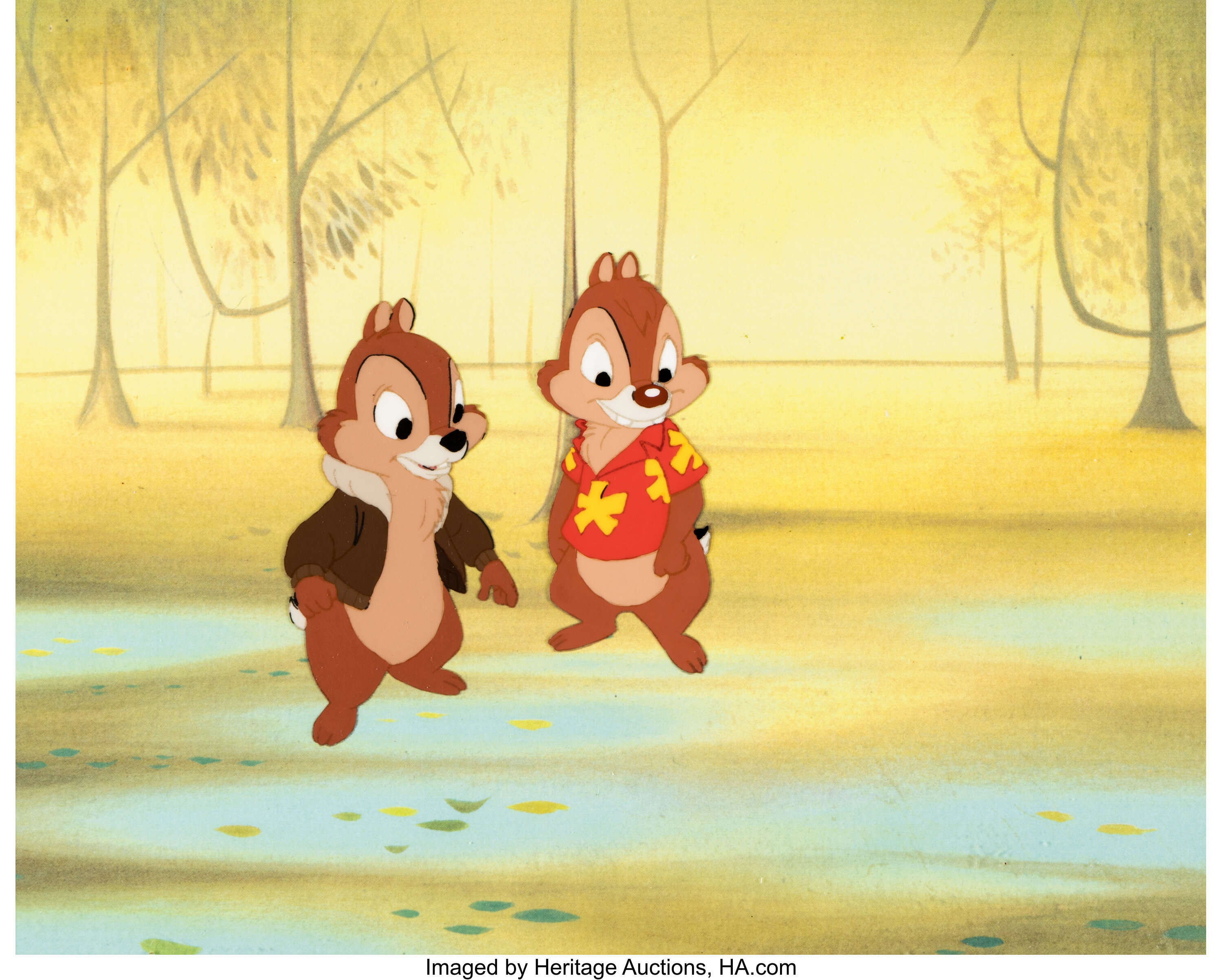 Chip 'n Dale Rescue Rangers Production Cel (Walt Disney, 1989 ...
