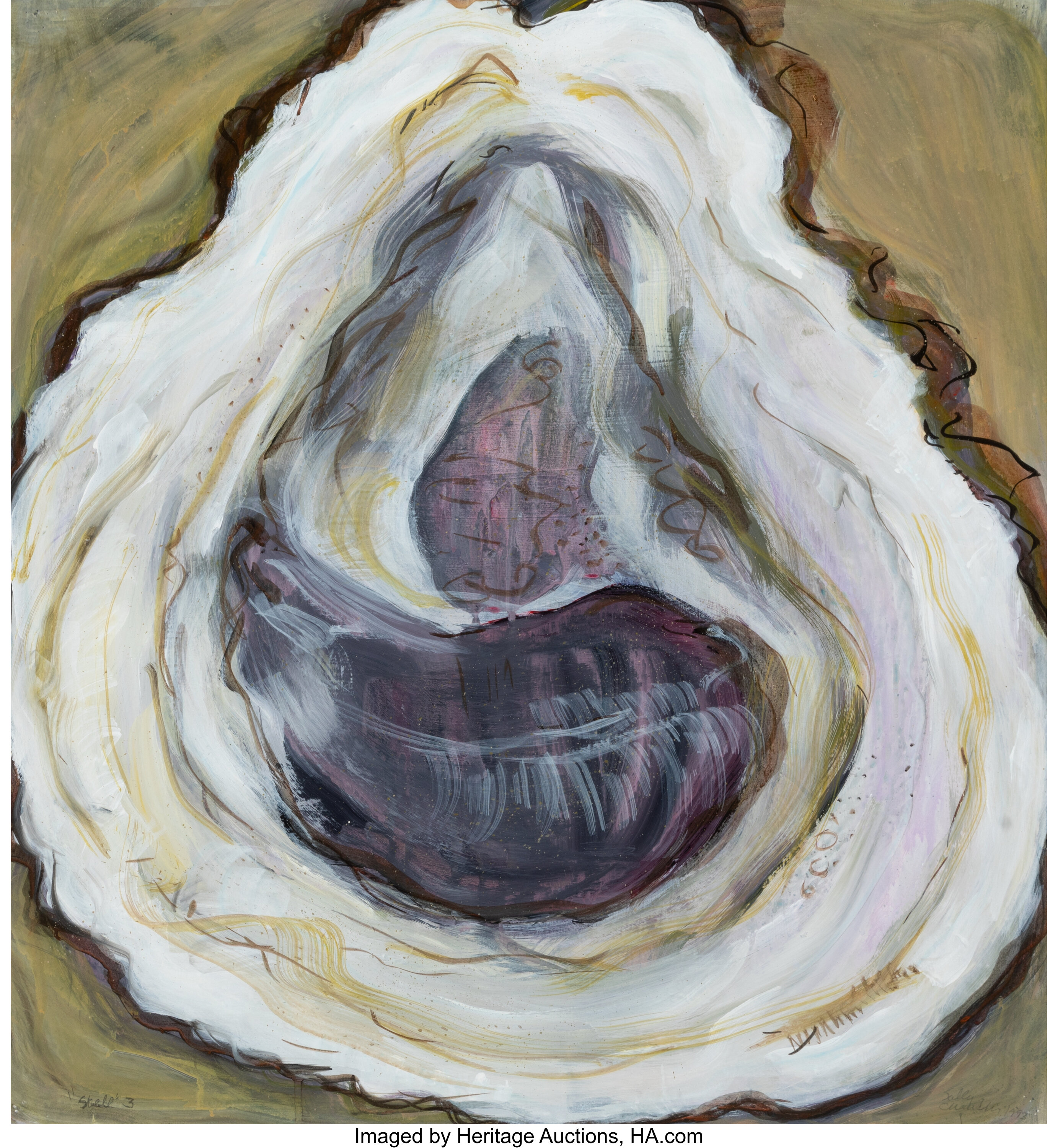 Sally Chandler (American, 20th Century). Shell 3 and 4 (two works ...