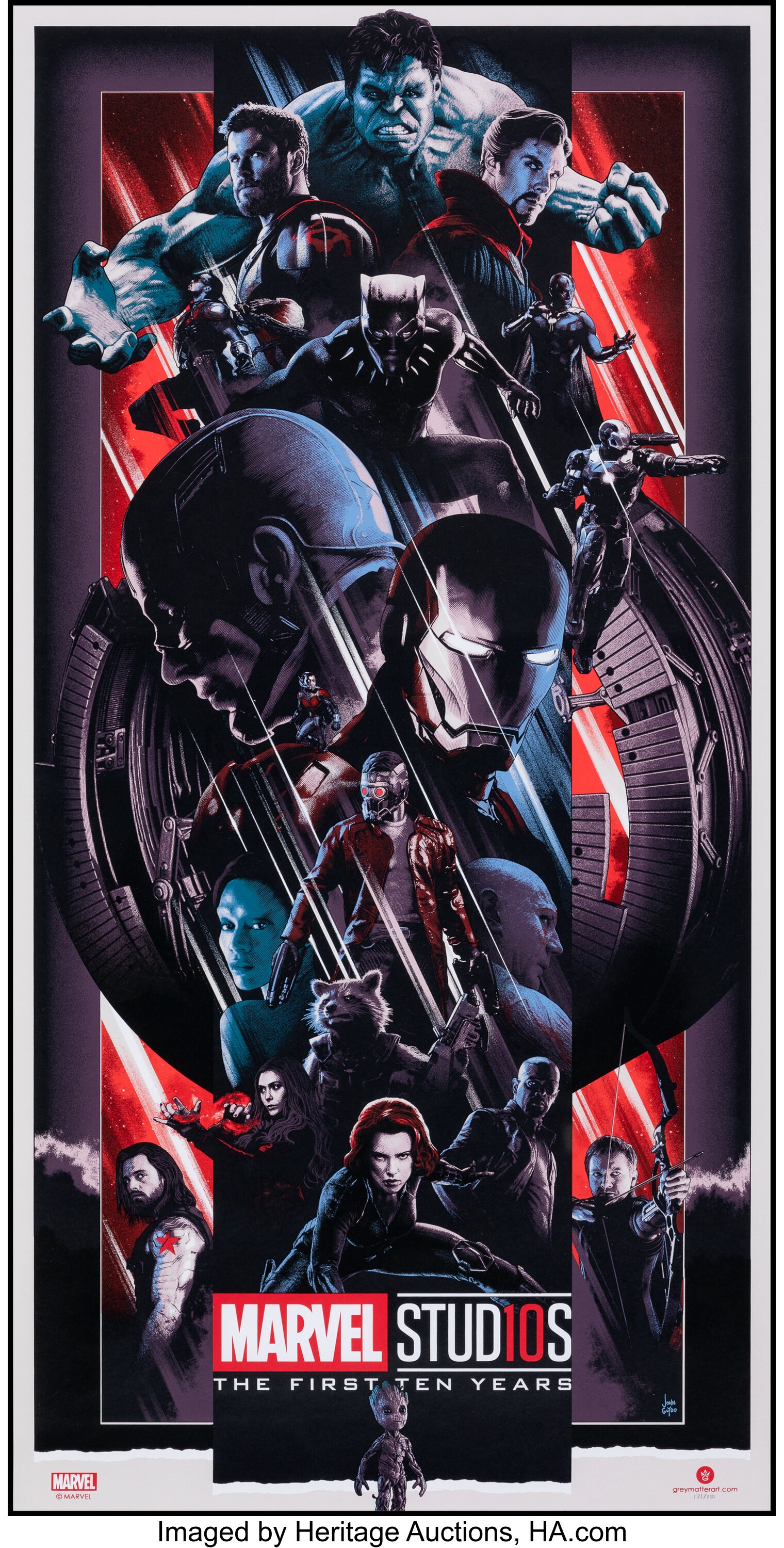 Avengers: The First Ten Years/Heroes 121/250 by John Guydo (2019 ...
