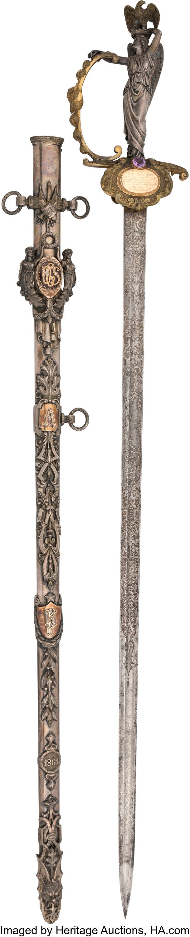 General Ulysses S. Grant. Civil War Presentation Sword as "General ...