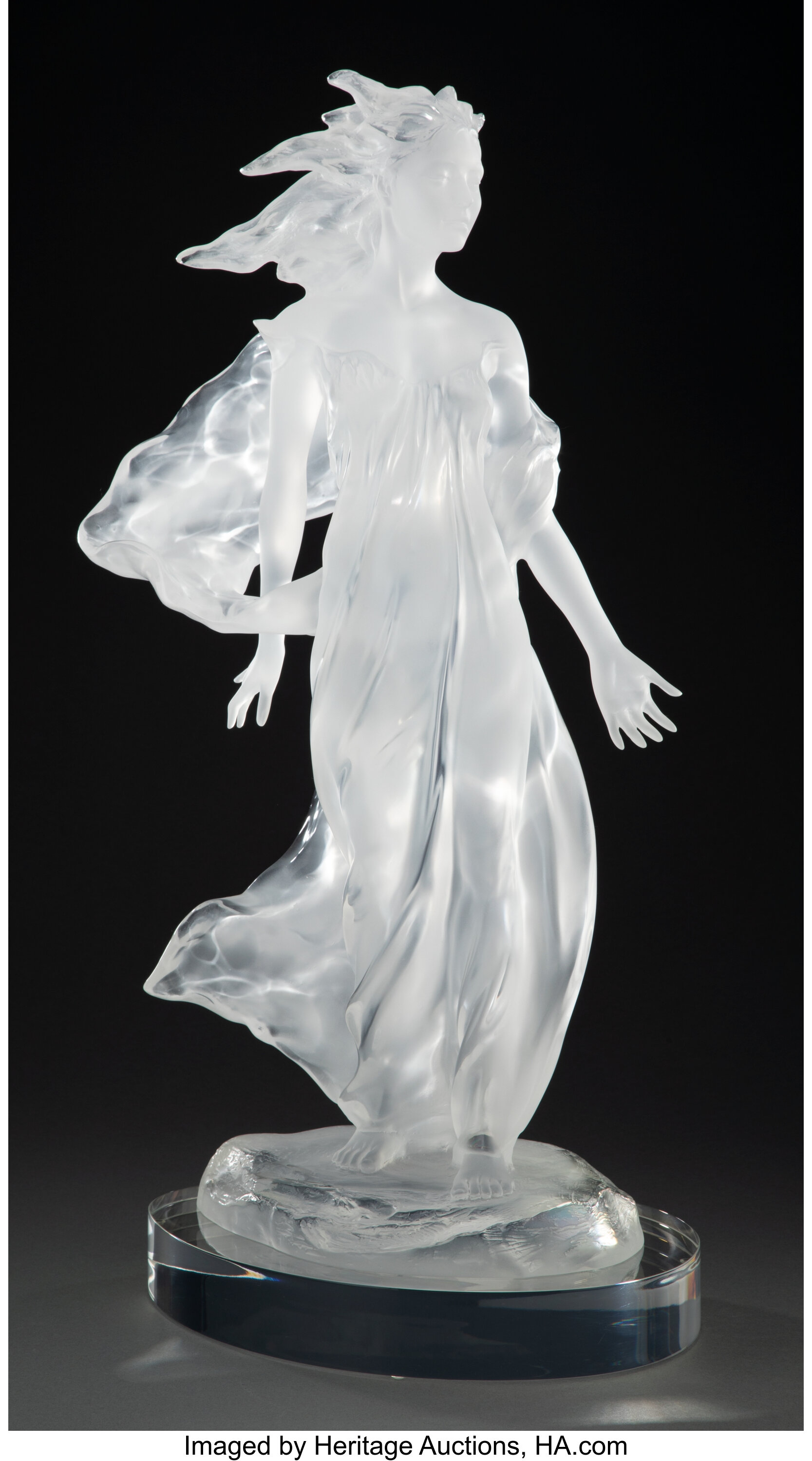 Frederick Hart (American, 1943-1999). Beauty, 2001. Clear acrylic | Lot ...