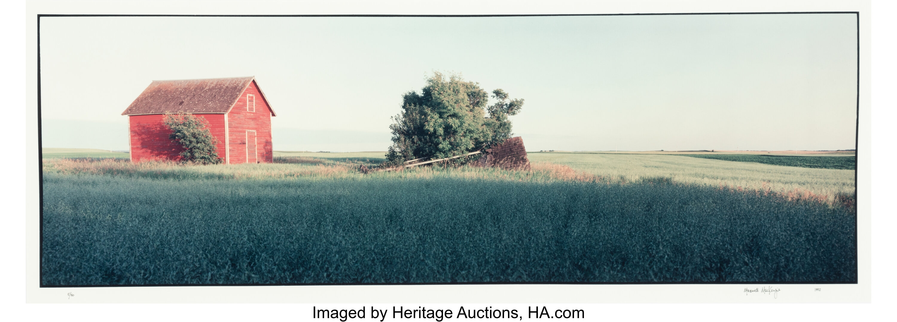 Maxwell MacKenzie (20th Century). Everts Township Farmstead - | Lot ...