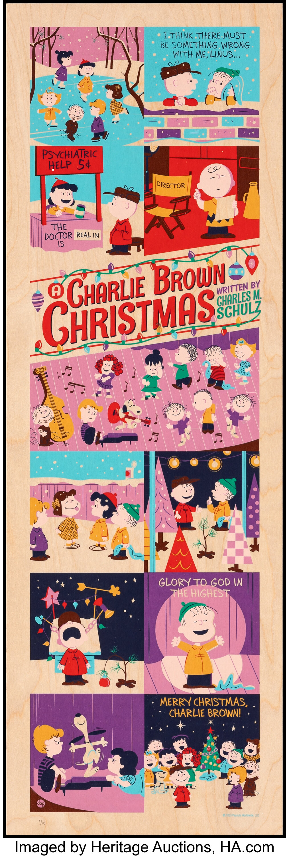 A Charlie Brown Christmas 1/10 by Dave Perillo (DHM, 2013). Near | Lot ...