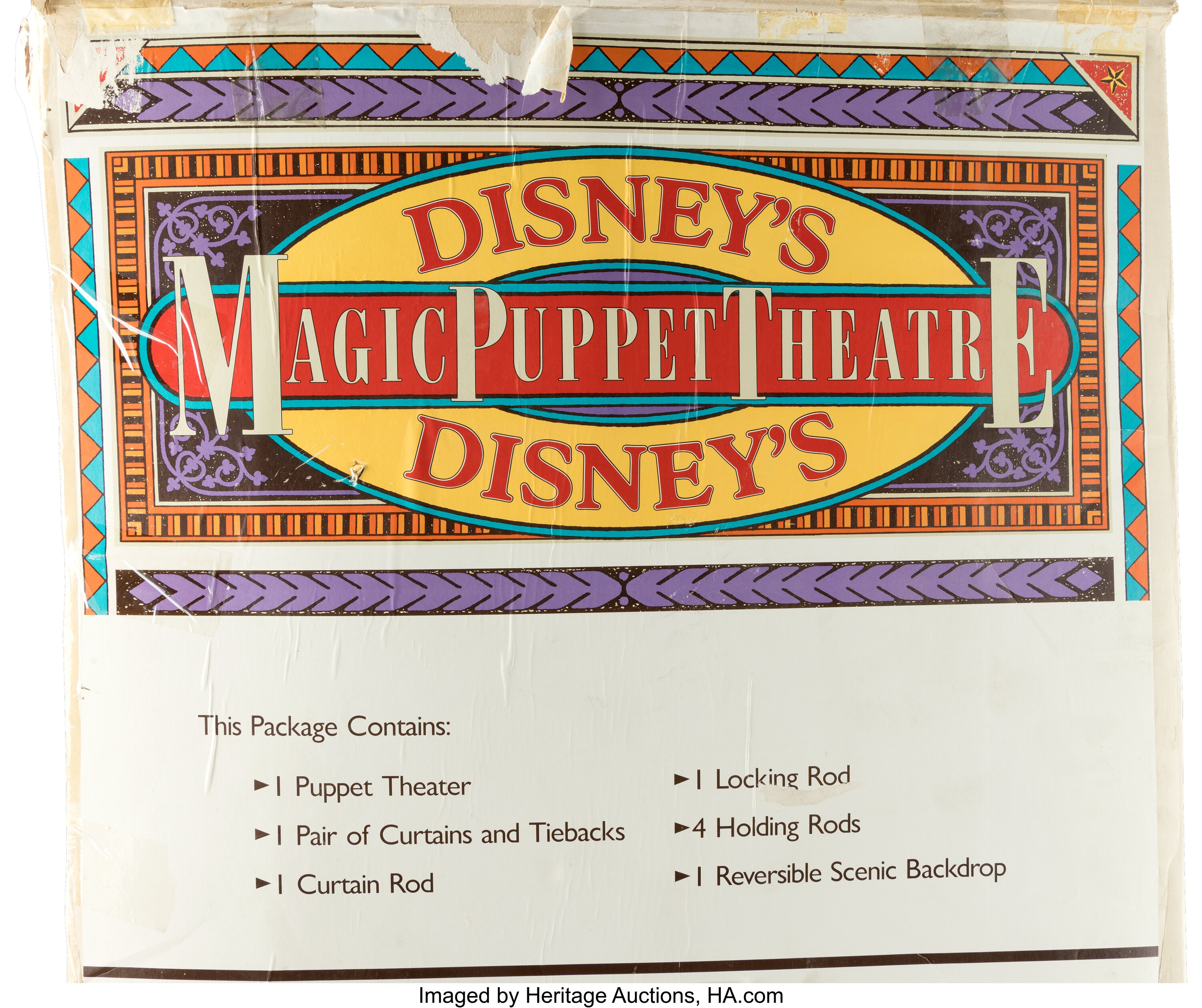 Vintage Disney Magic Puppet Theatre with 27'' x 25'' x 6'' Original ...