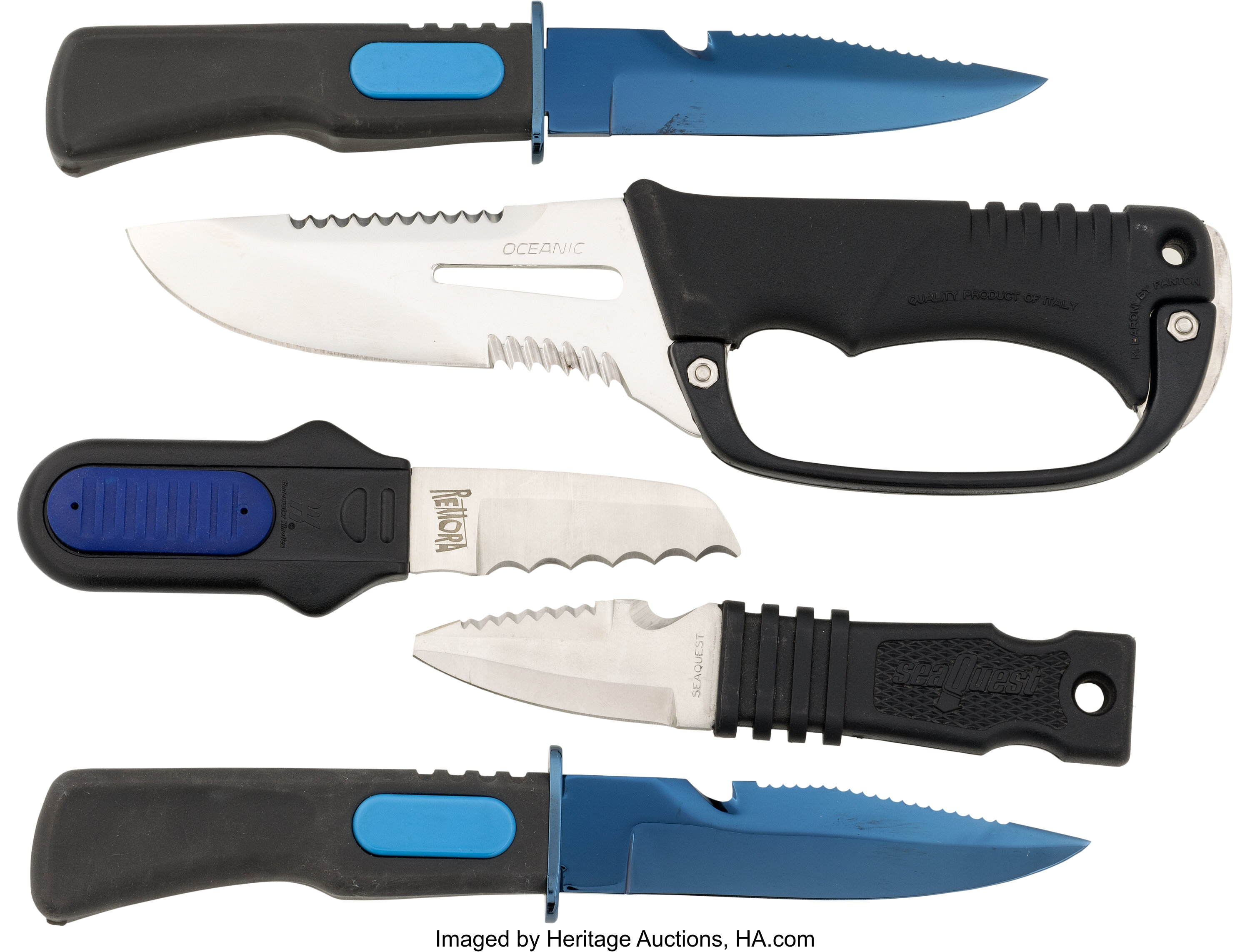 Lost in Space (New Line, 1998), Group of (5) Real Diving Knives. | Lot ...