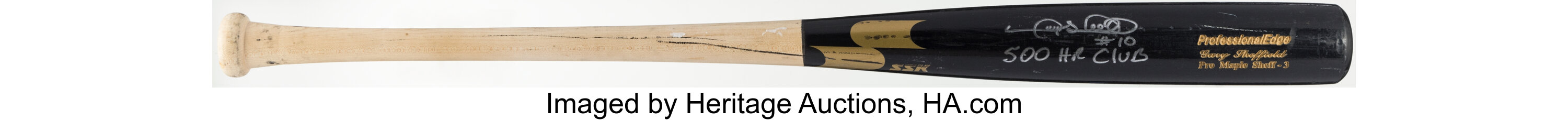 2009 Gary Sheffield Game Issued & Signed Bat, PSA/DNA Authentic. | Lot ...