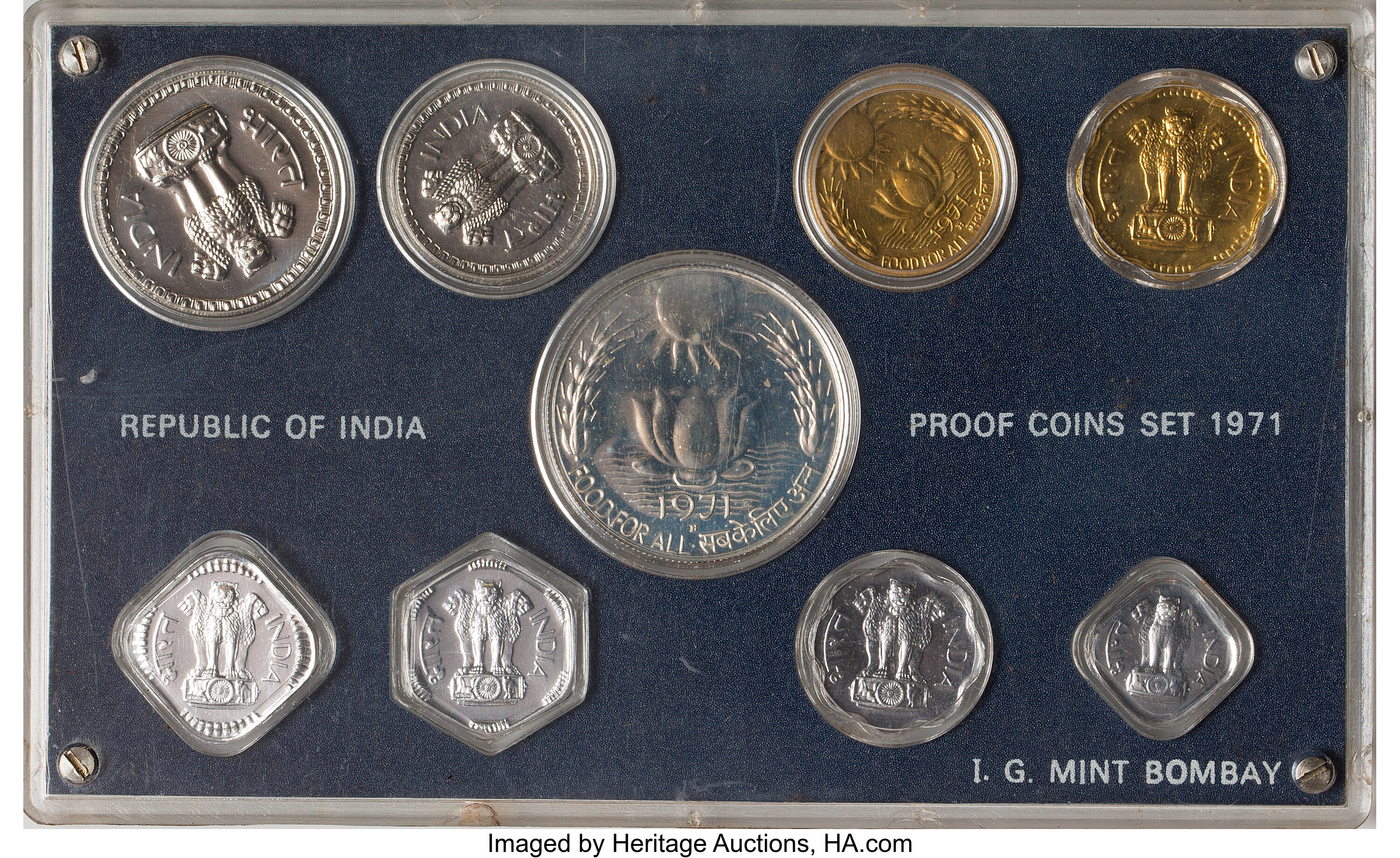 India: Republic Trio of Bombay Mint Sets UNC,... (Total: 3 coins) | Lot ...