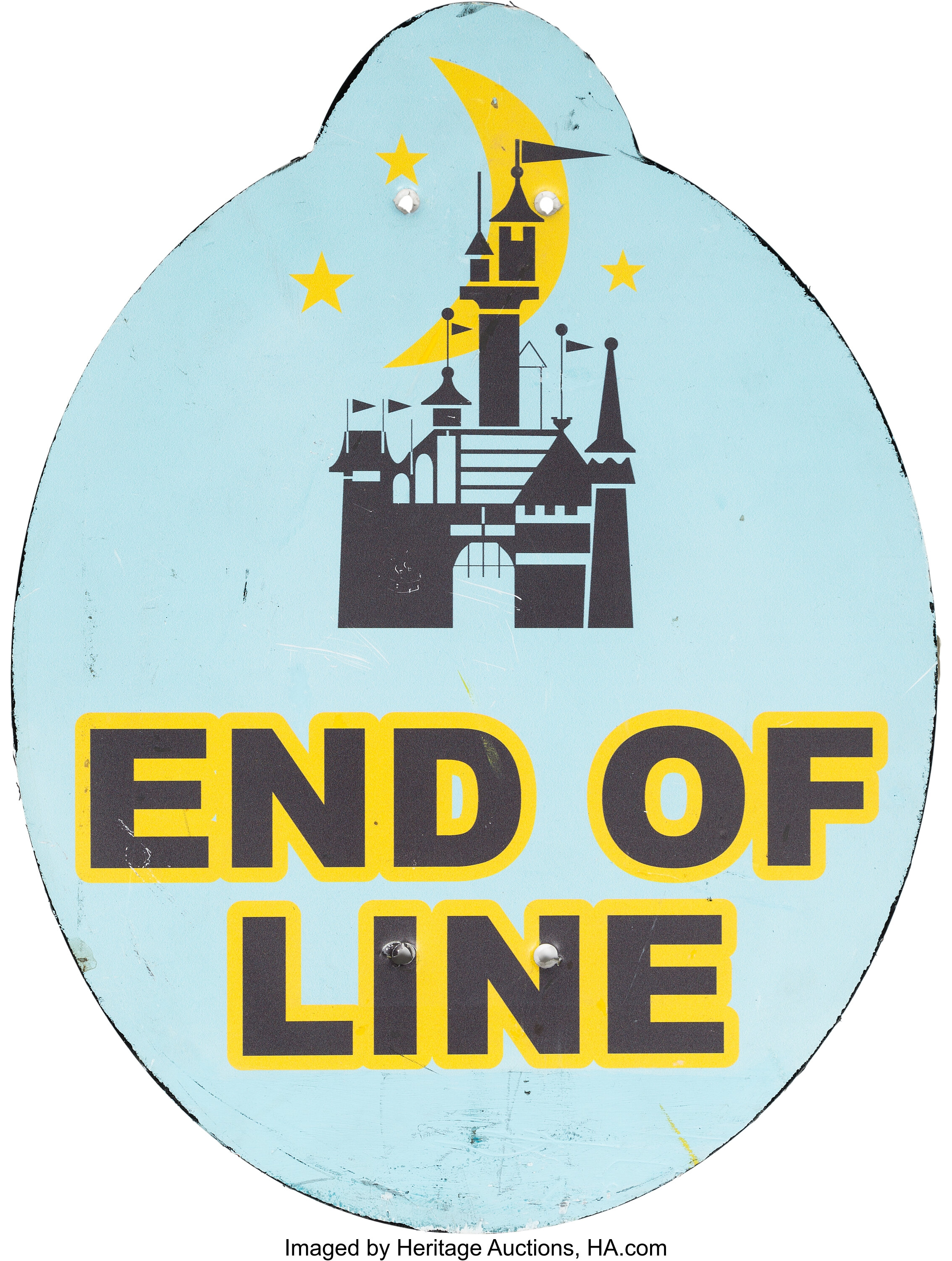 Disneyland - "Starlite" Date Nite Metal Sign (Walt Disney, c. 1990s ...