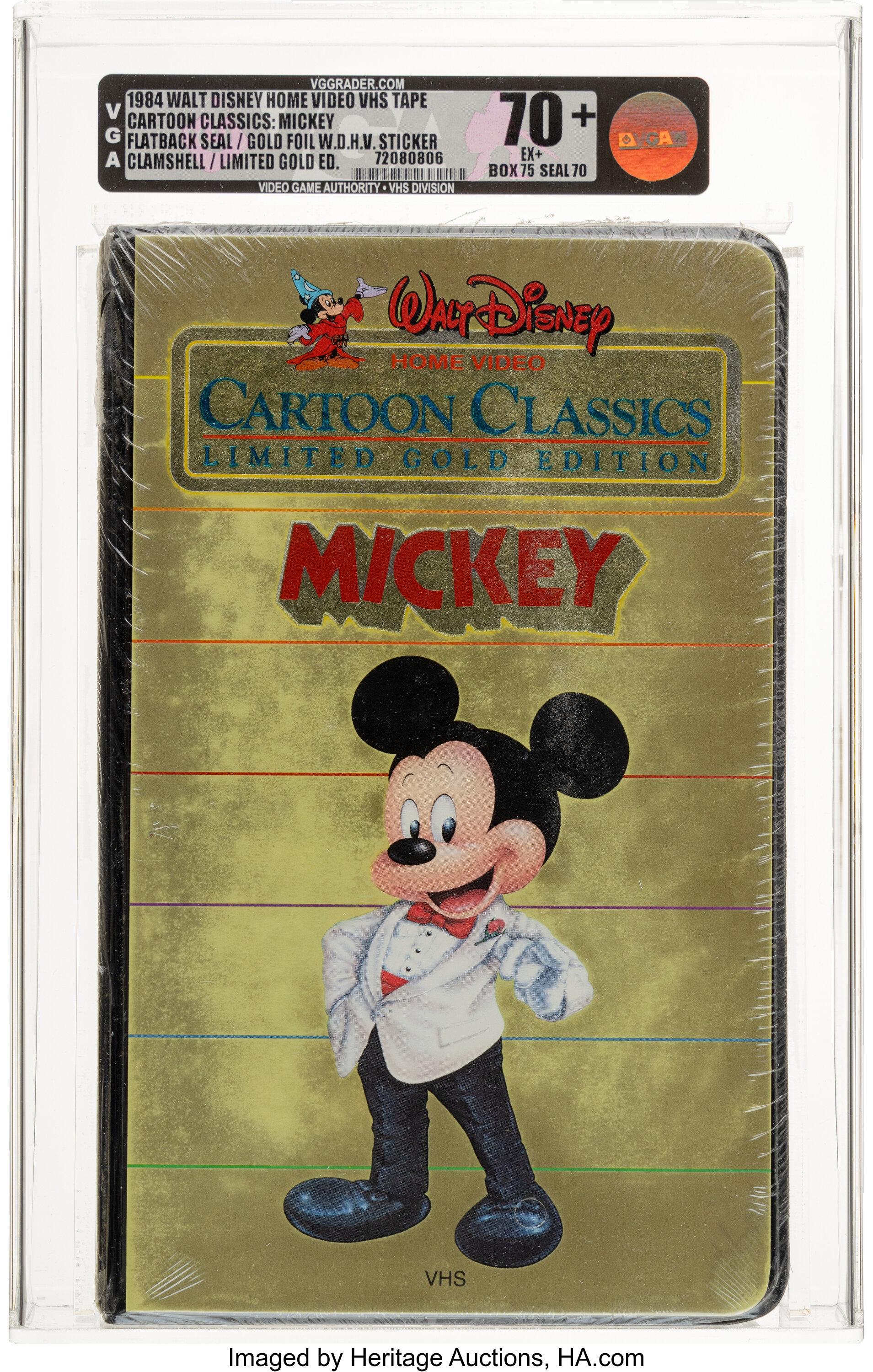 Disney Cartoon Classics Limited Gold Edition: Mickey VHS 1984 - VGA ...