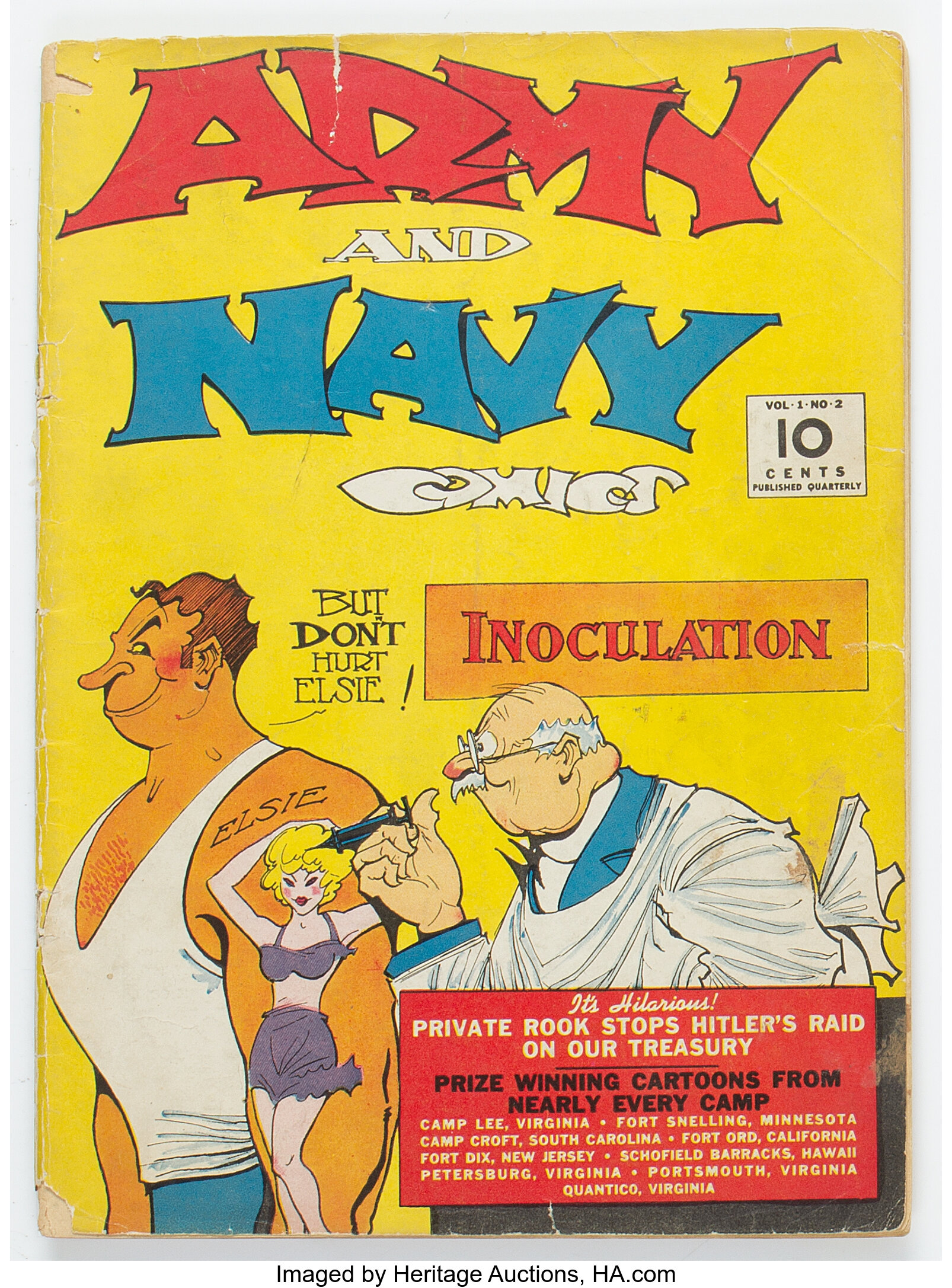Army and Navy Comics #2 (Street & Smith, 1941) Condition: GD+.... | Lot ...