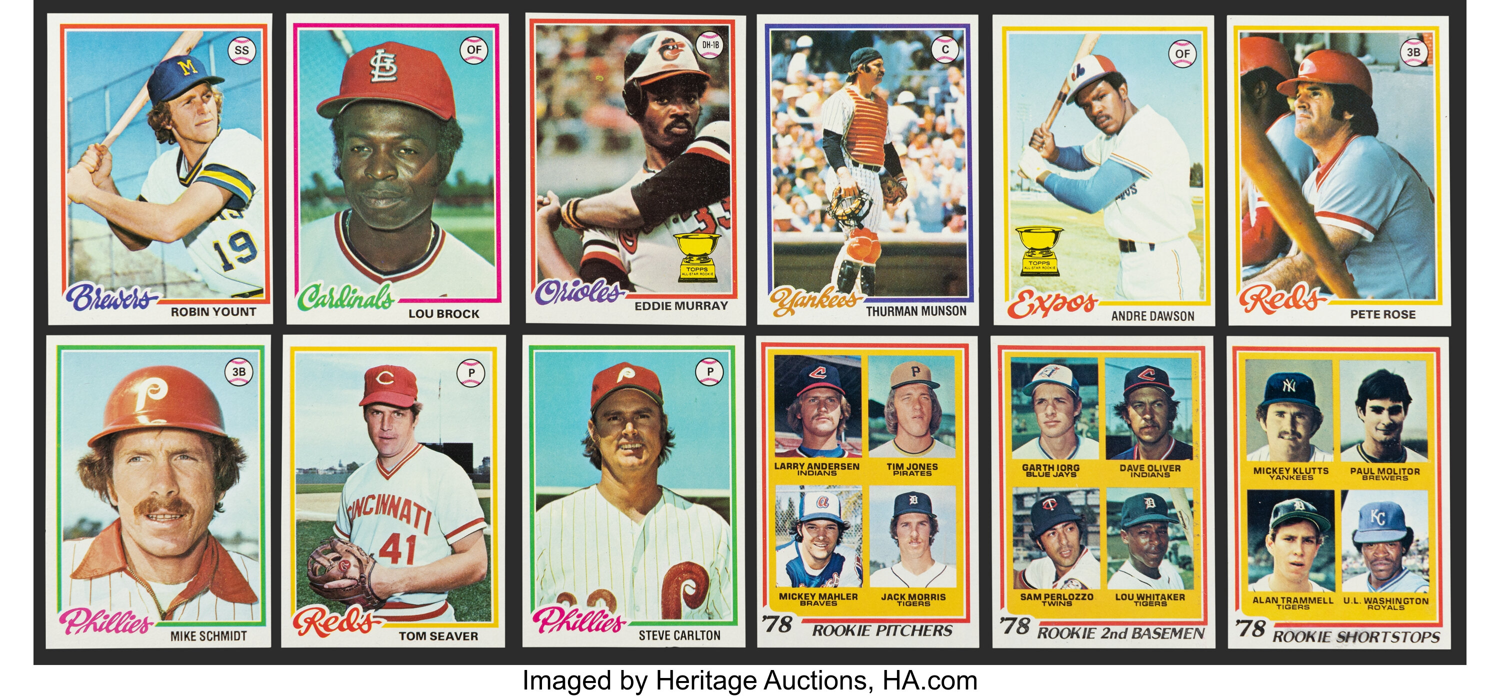 1978 Topps Baseball High-Grade Near Set (725/726). ... Baseball | Lot ...