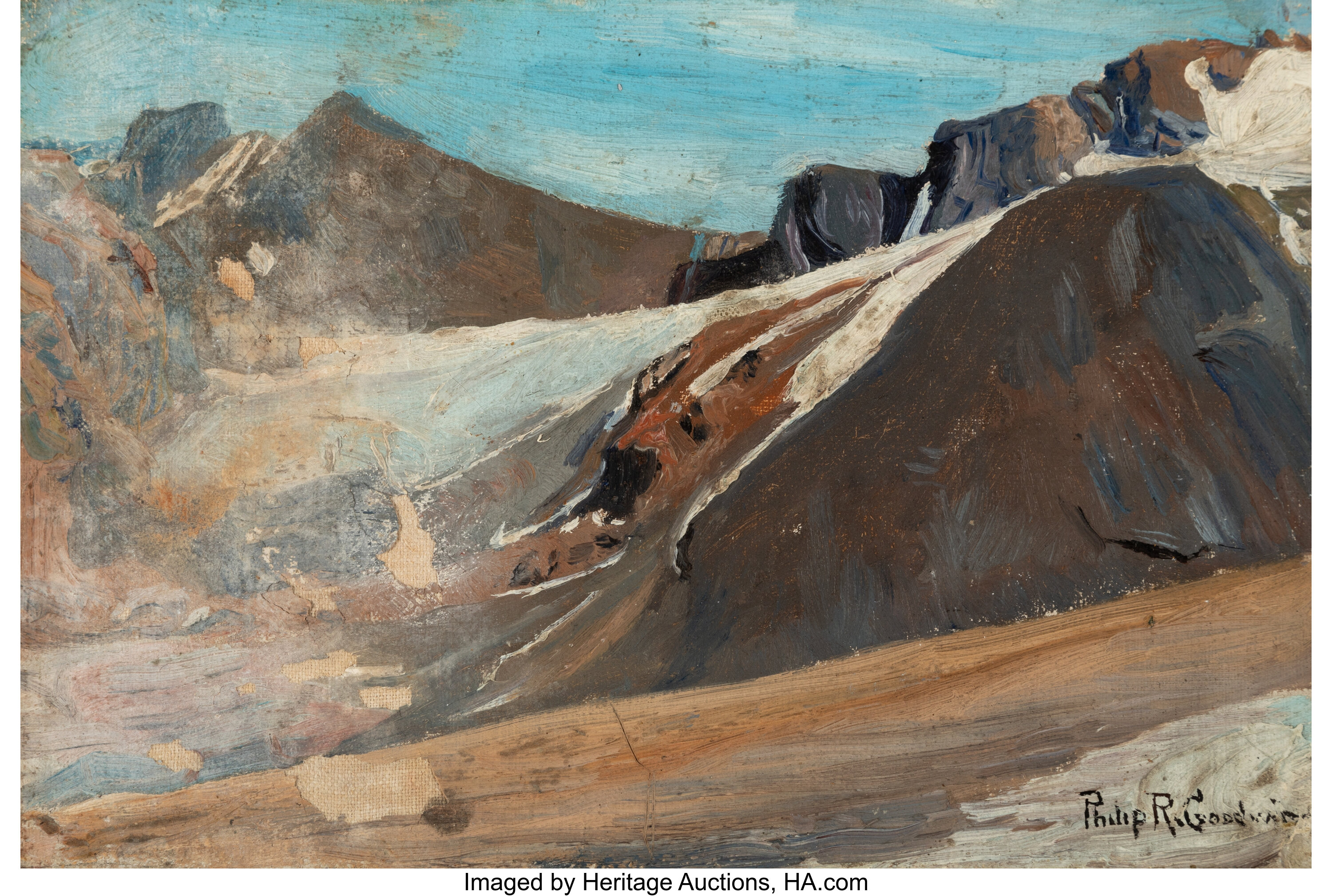 Philip Russell Goodwin (American, 1881-1935). Spring's Snow Melt. | Lot ...