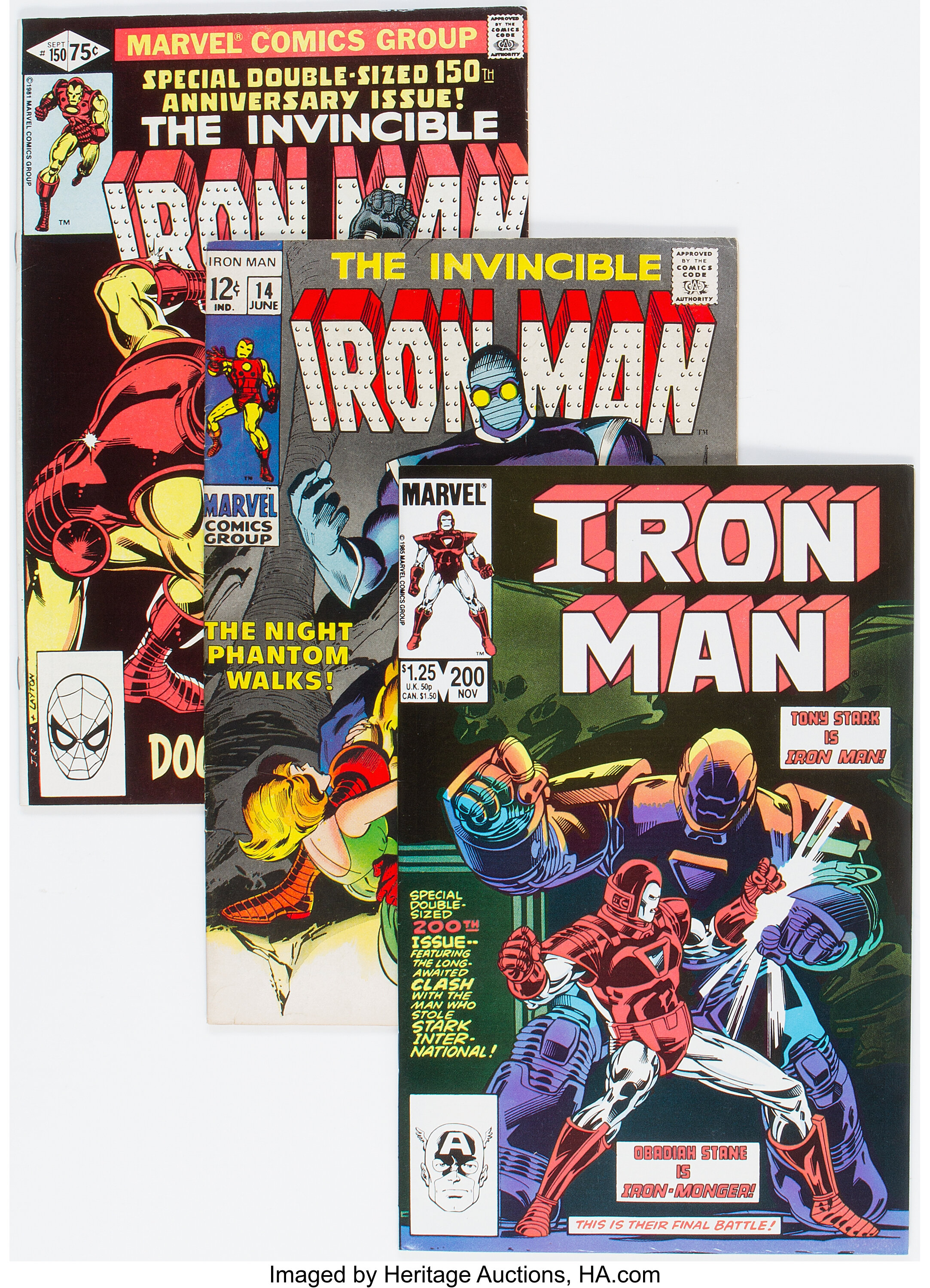 Iron Man Group of 42 (Marvel, 1960s-80s) Condition: Average | Lot ...