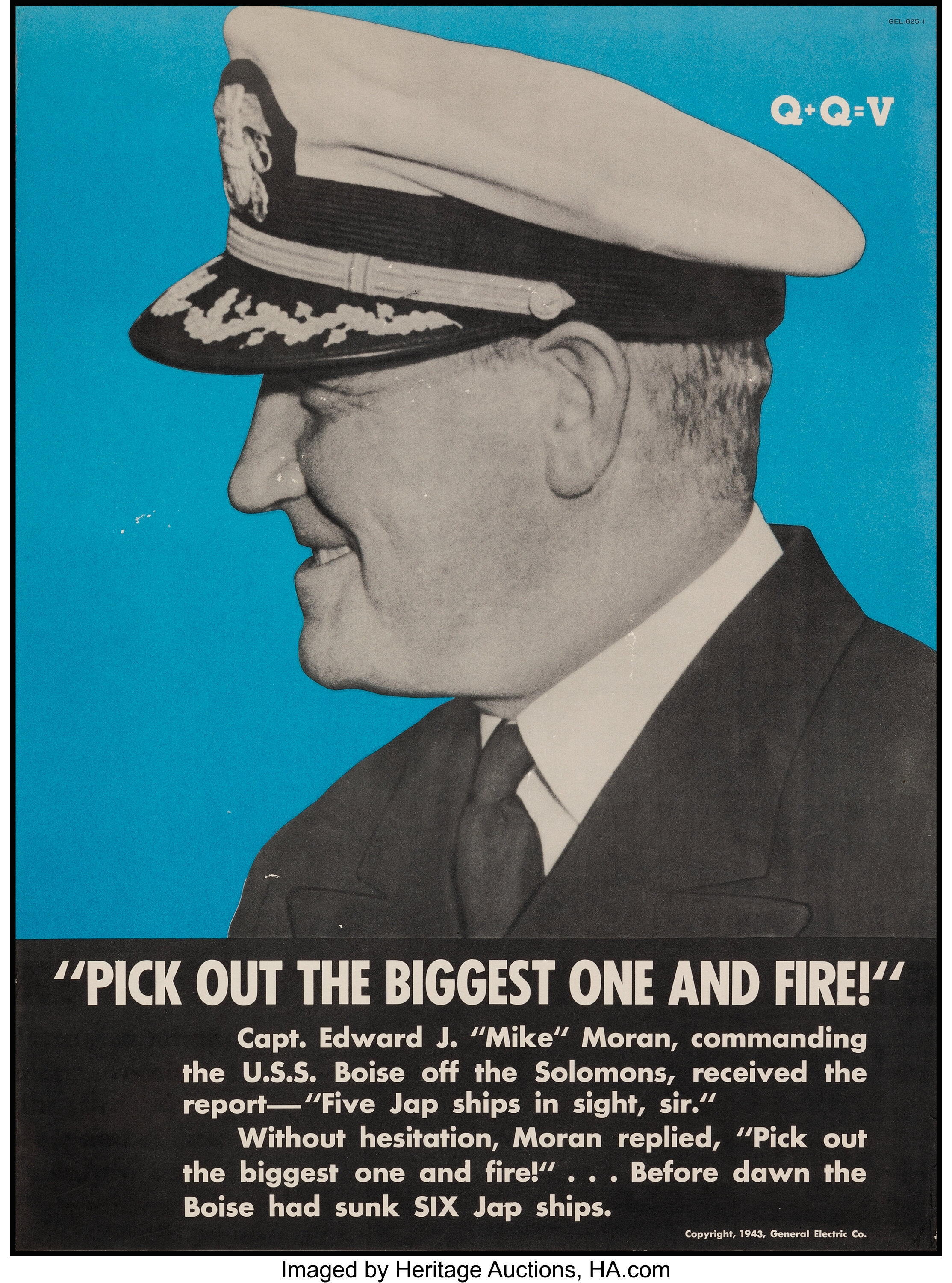 World War II Propaganda (General Electric, 1943). Very Fine- on | Lot ...