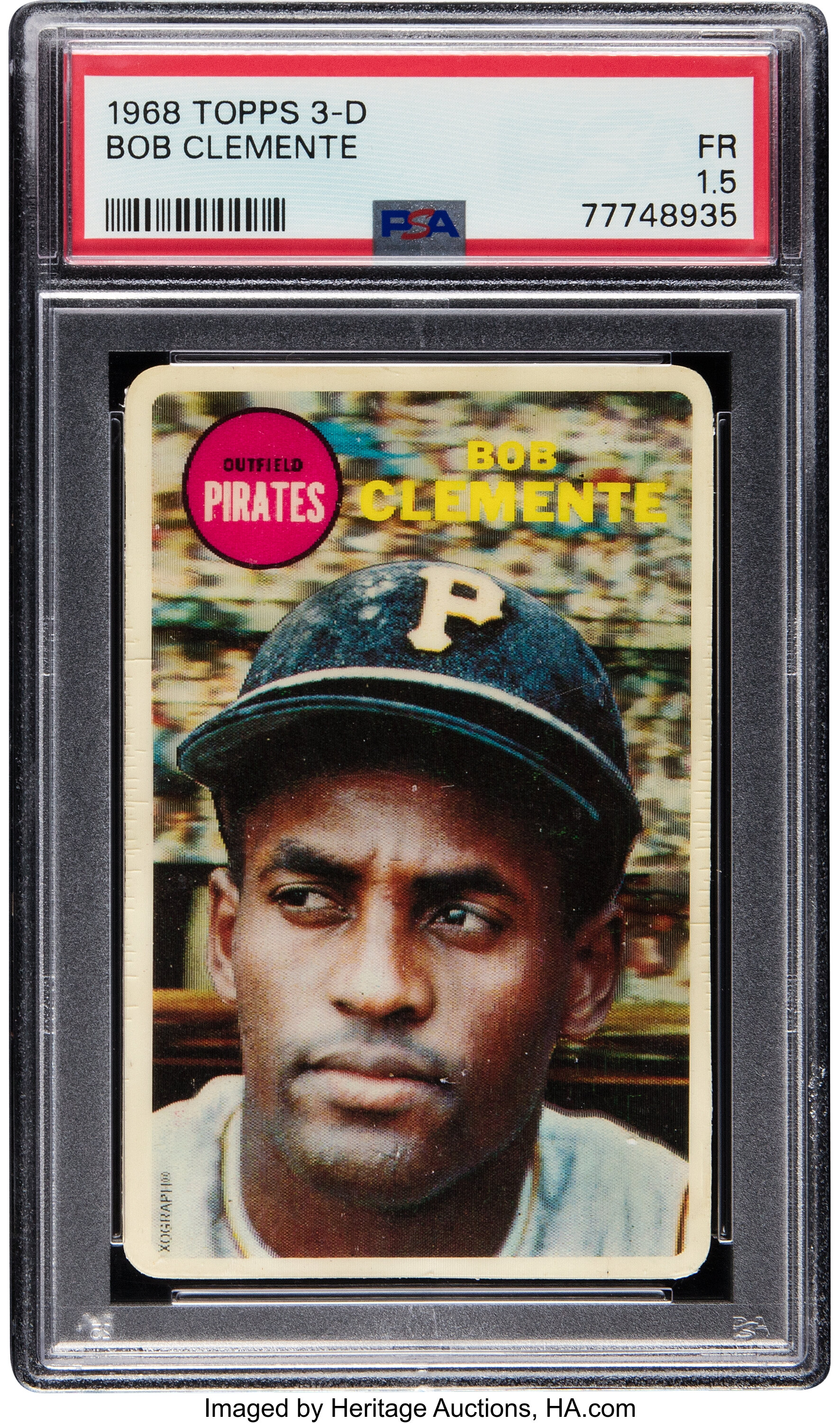 1968 Topps 3-D Roberto Clemente PSA Fair 1.5.... Baseball Cards | Lot ...