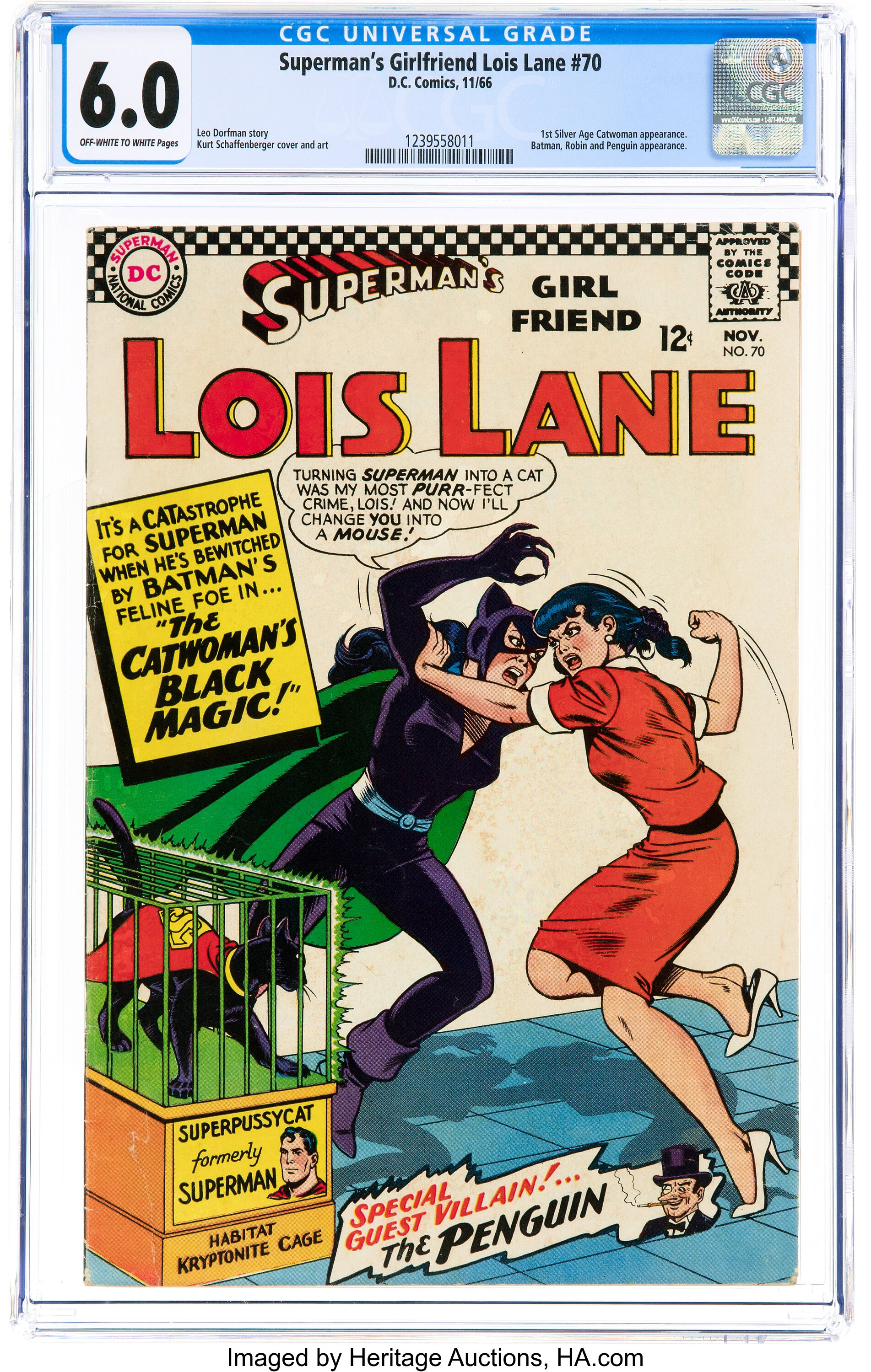 Superman's Girlfriend Lois Lane #70 (DC, 1966) CGC FN 6.0 Off-white ...