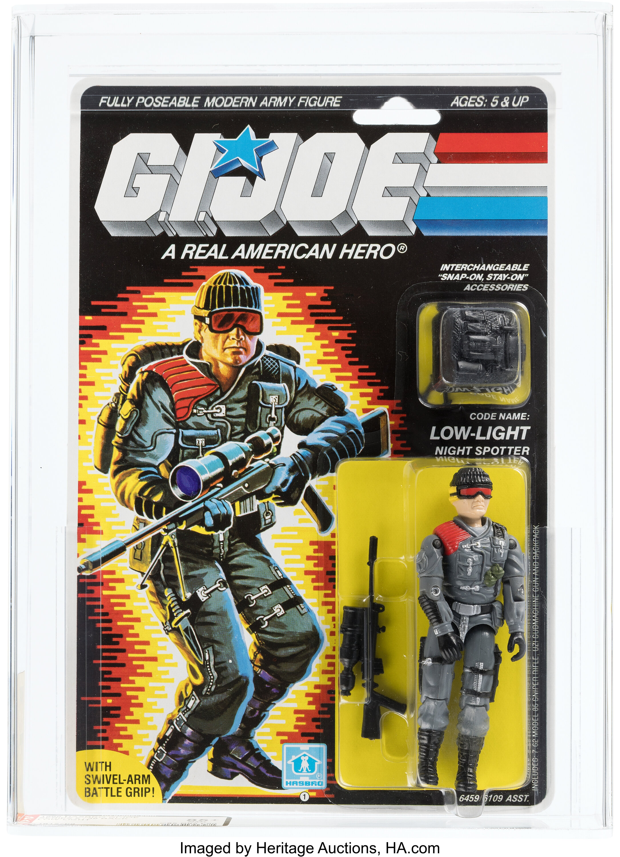 G.I. Joe - Low-Light AFA 85+ (Hasbro, 1986).... Action Figures GI | Lot ...