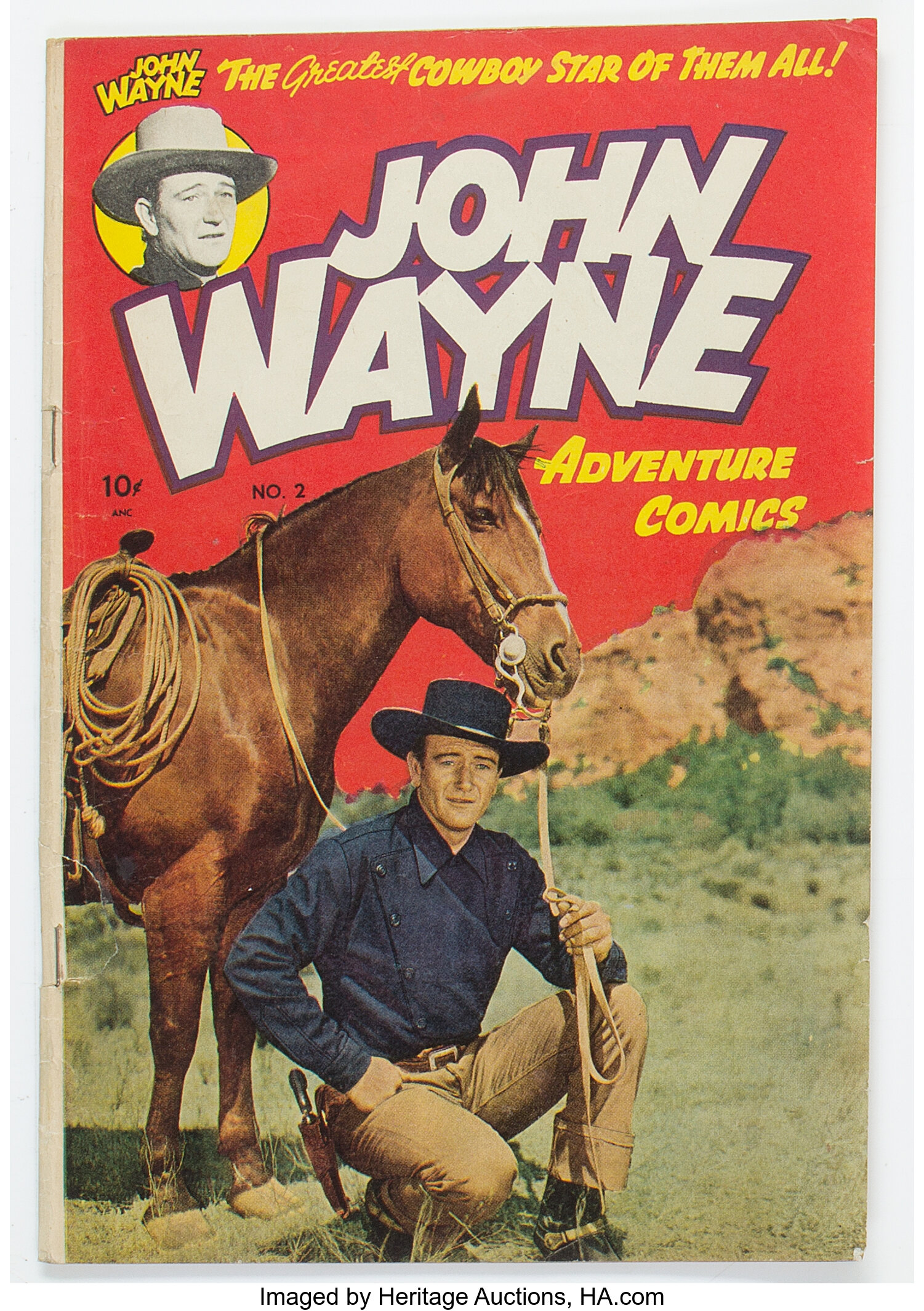 How Much Is John Wayne Adventure Comics #2 Worth? Browse Comic Prices ...