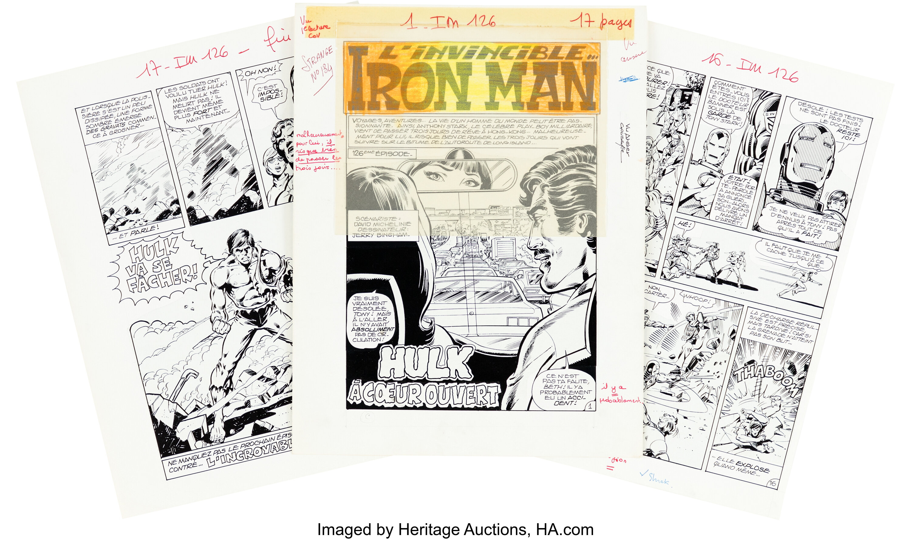 Strange #134 Iron Man Complete Story Production Art (Lug, 1981 ...