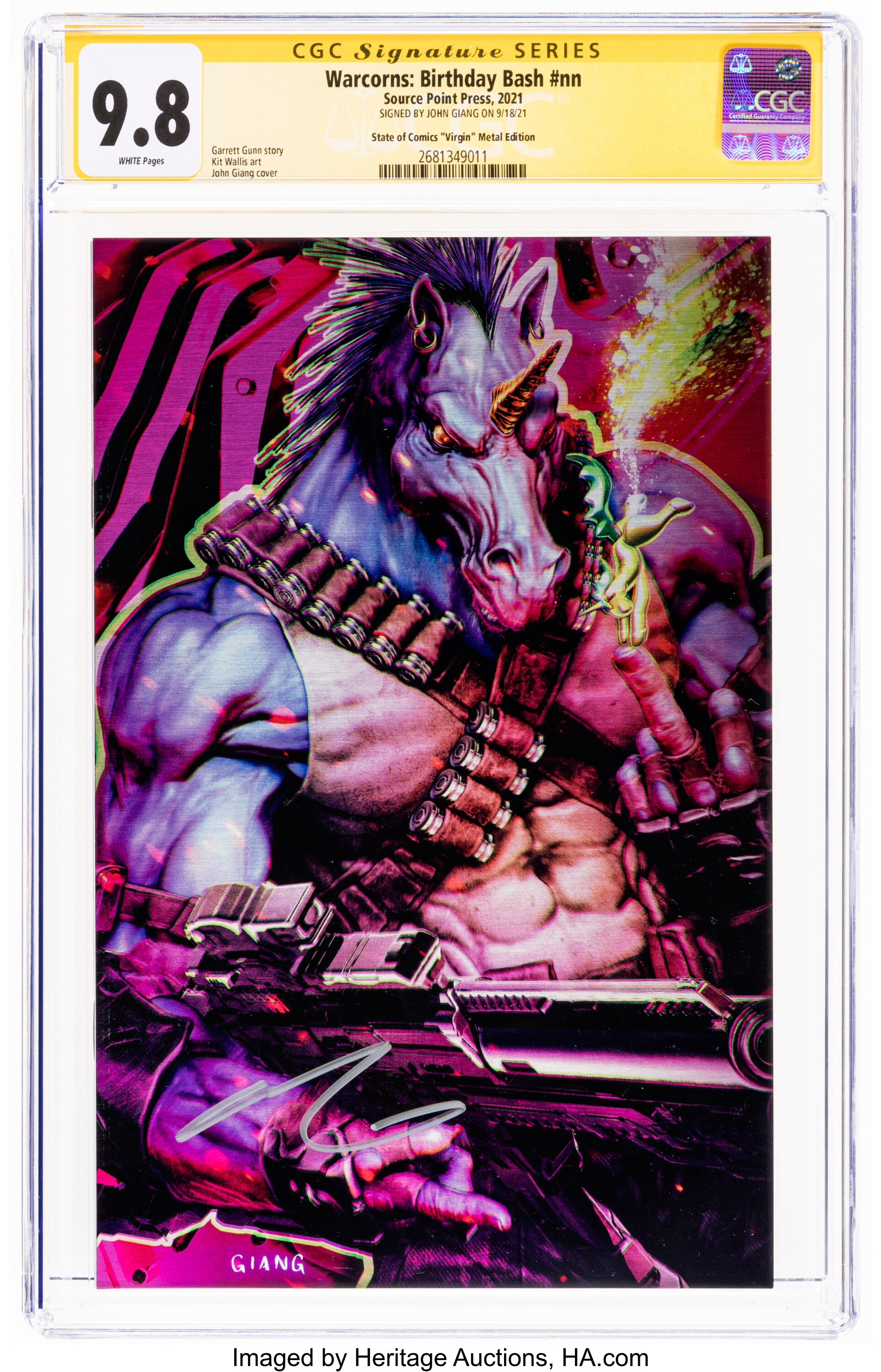 Warcorns: Birthday Bash #nn State of Comics "Virgin" Metal Edition ...