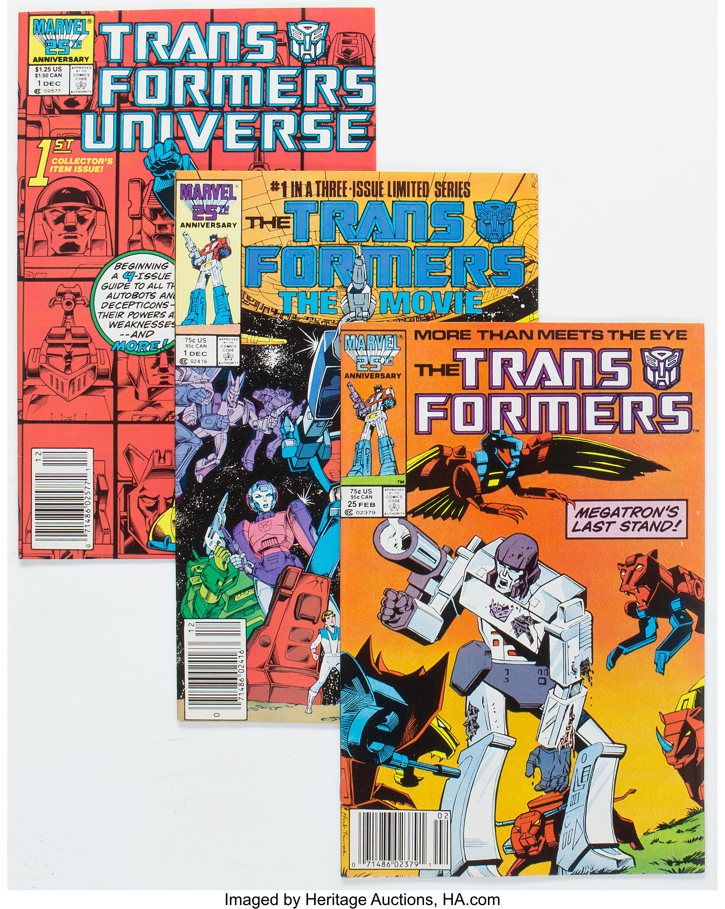 Transformers-Related Group of 65 (Marvel, 1980s-90s) Condition: | Lot ...