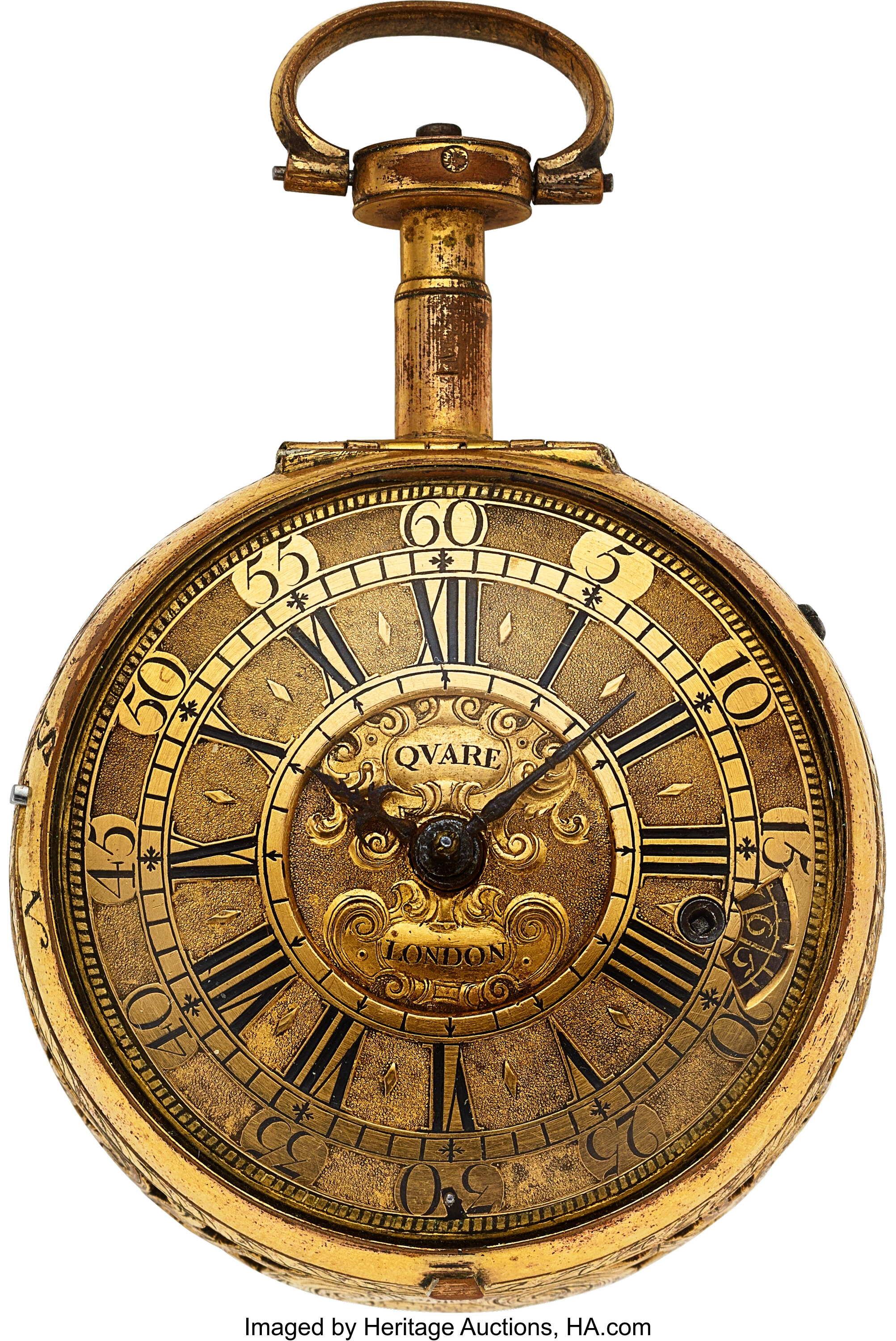 Daniel Quare London, Fine and Rare Two Train Hour Repeating Clock | Lot ...