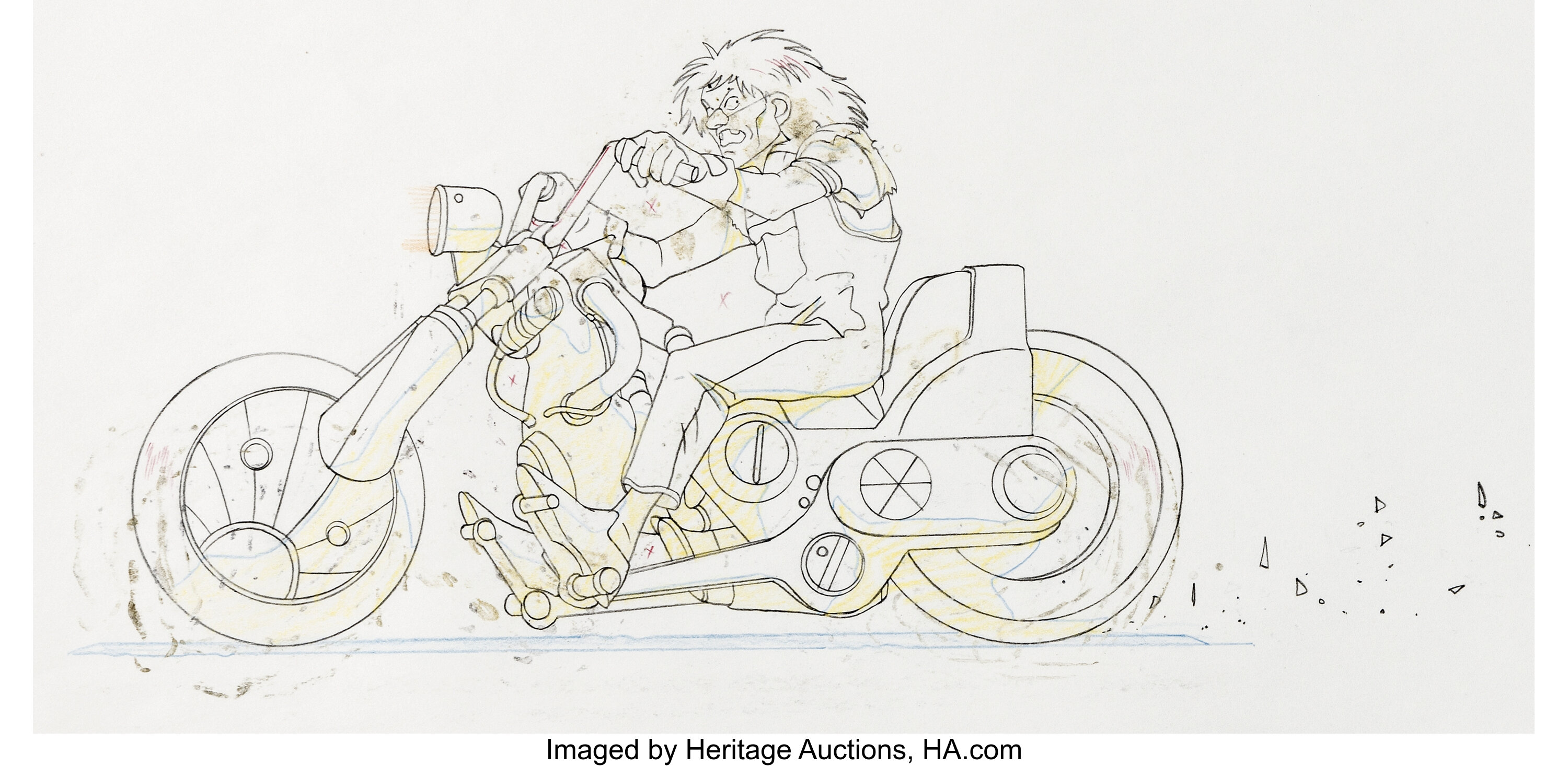 Akira Clown Gang Member Animation Drawing (Tokyo Movie Shinsha, | Lot ...