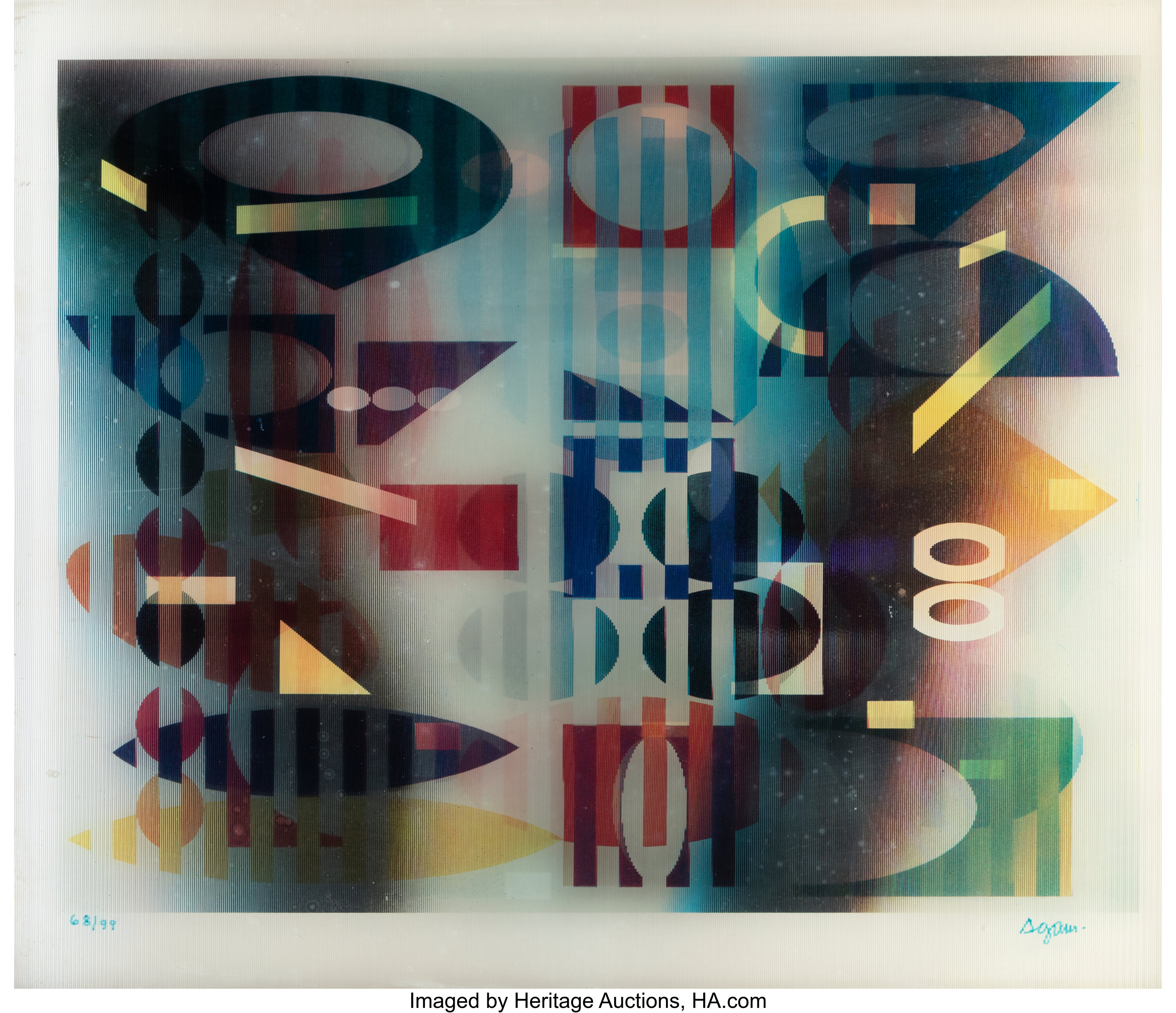 Yaacov Agam (b. 1928). Intimate Secret Confidante, circa 1990. | Lot ...