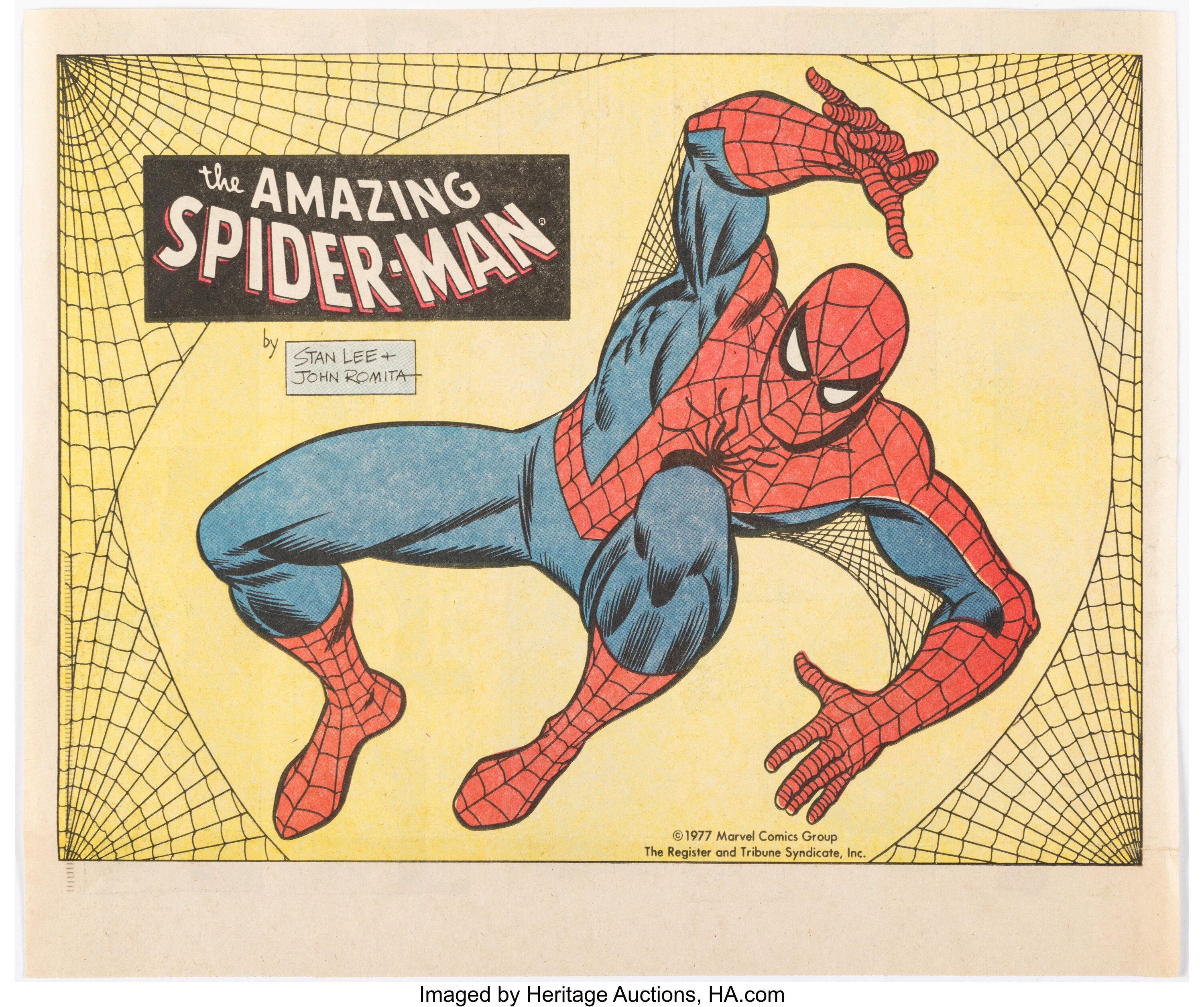Amazing Spider-Man Sunday Comic Strip Tear Sheets Complete Year | Lot ...