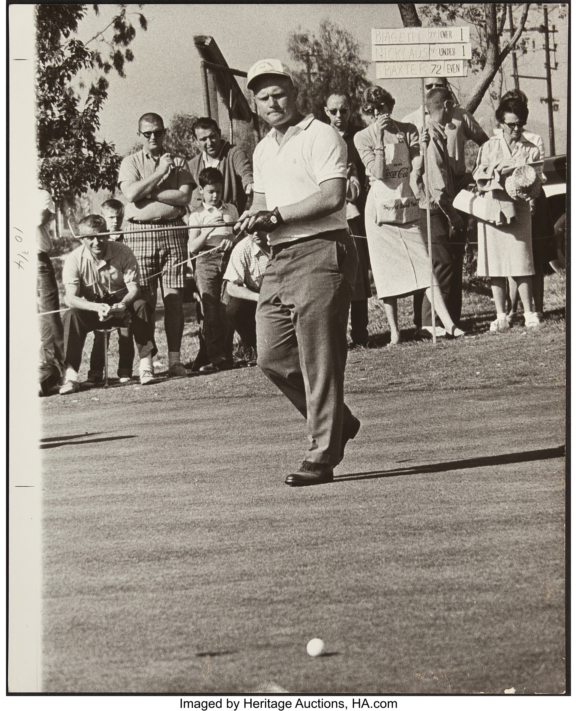 1965 Jack Nicklaus Original Photograph. ... Golf Collectibles | Lot ...