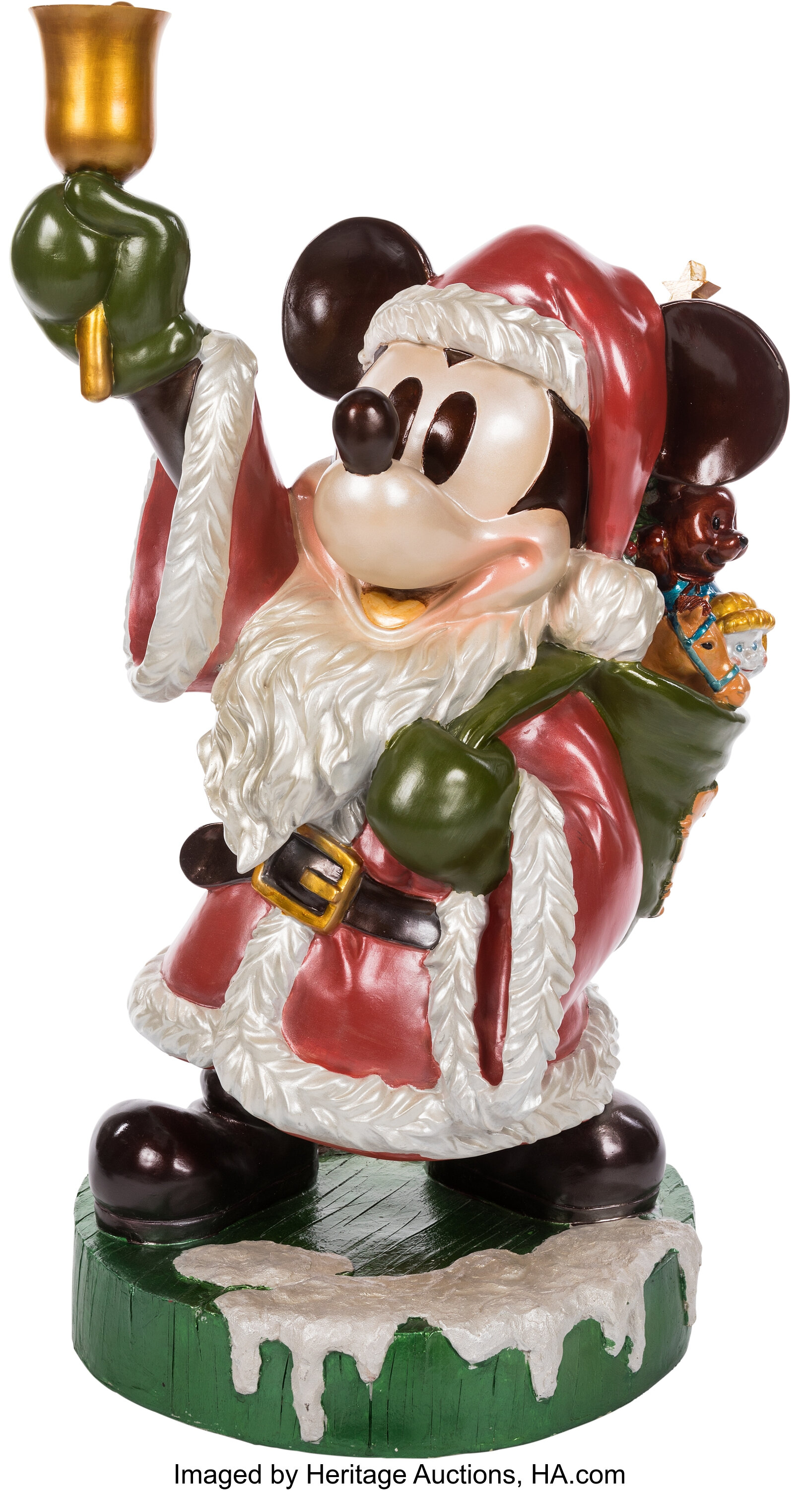 Disney Catalog - Mickey Mouse Santa Claus Statue (Walt Disney, | Lot ...