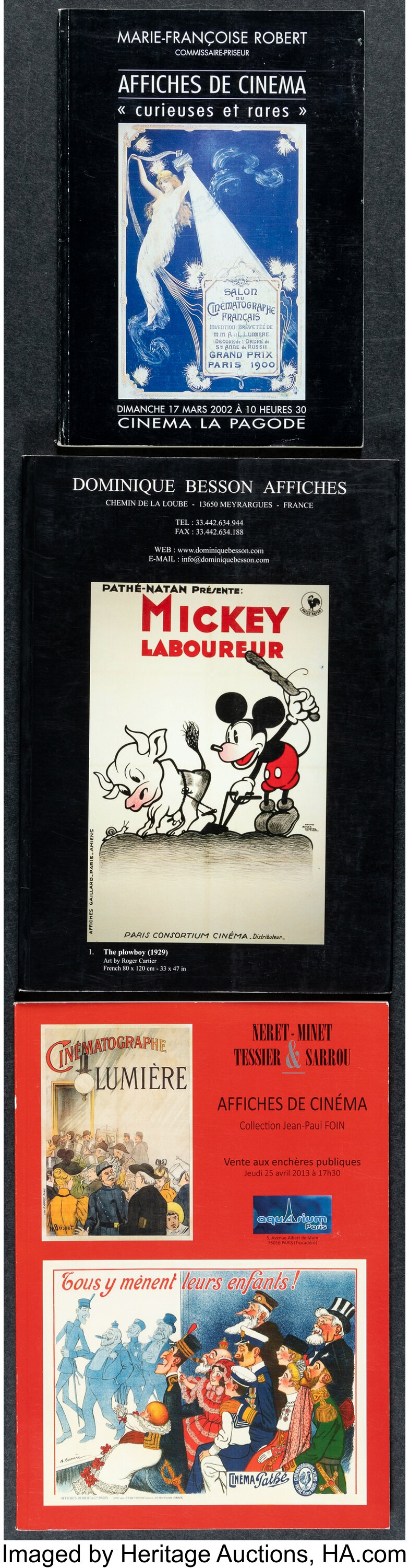 Dominique Besson Affiches & Other Lots (ca. 2000s). Overall: Very | Lot ...