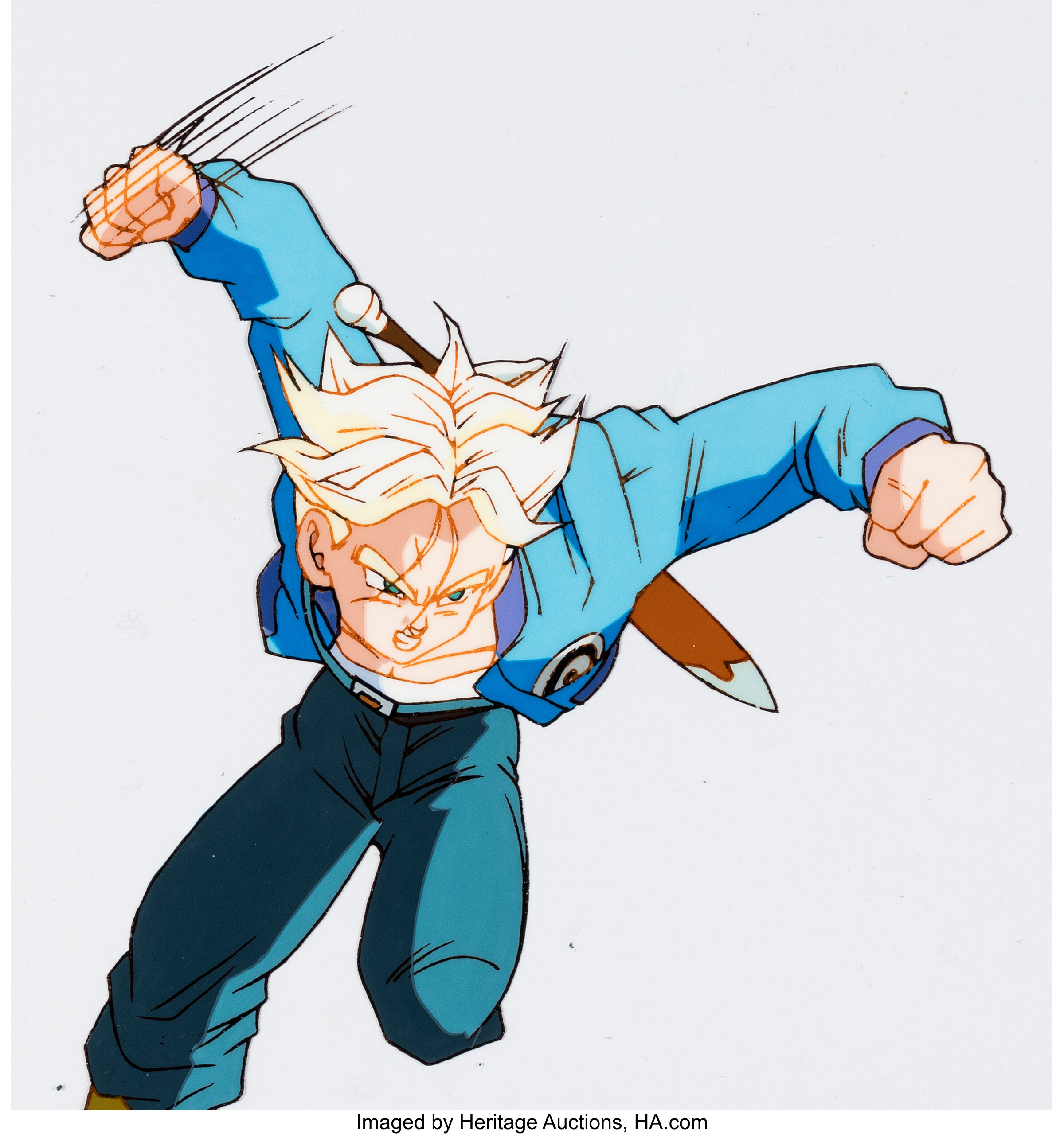 Dragon Ball Z: The History of Trunks Trunks Production Cel (Toei | Lot ...