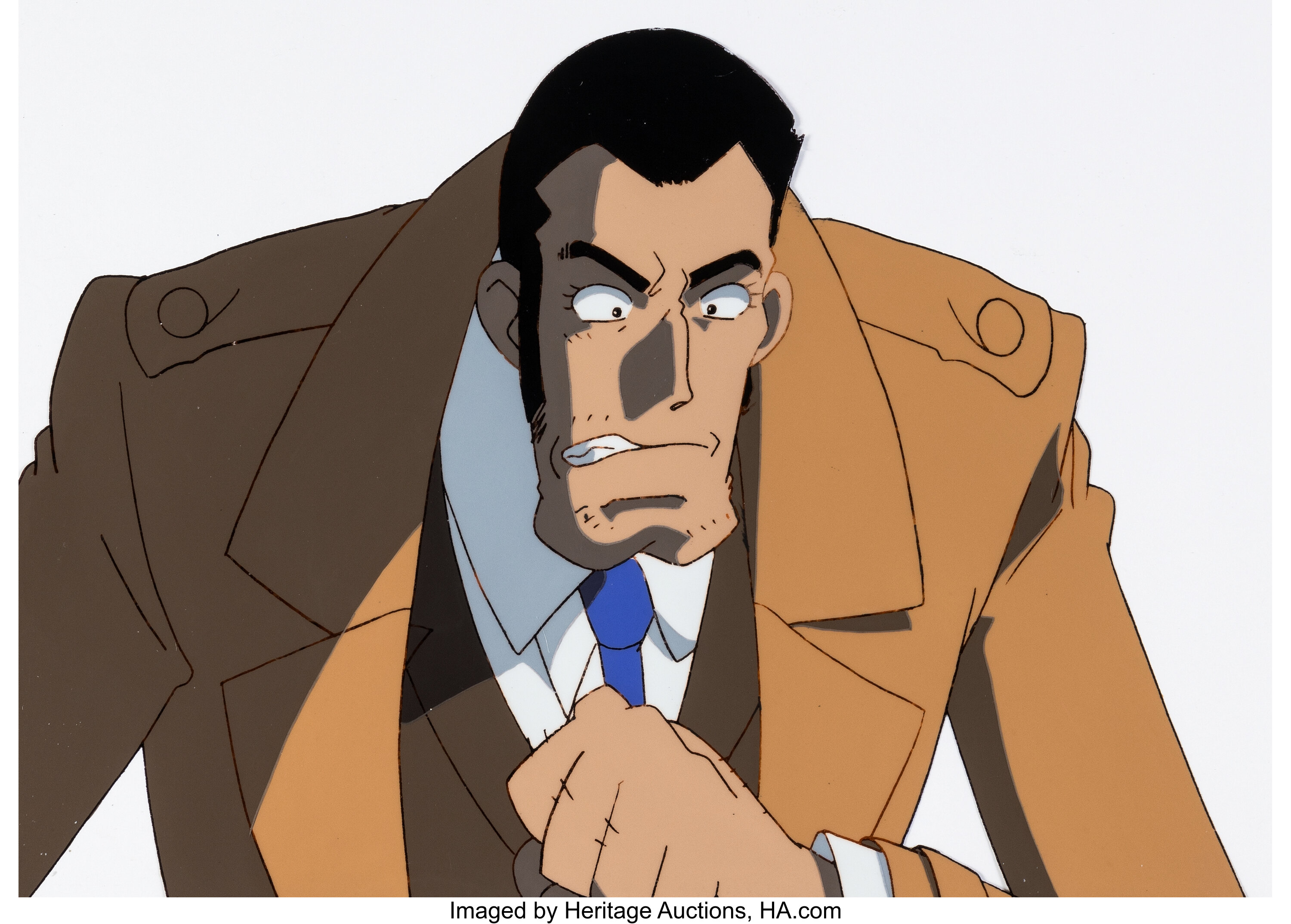 Lupin III Inspector Zenigata Production Cel (Tokyo Movie Shinsha, | Lot ...