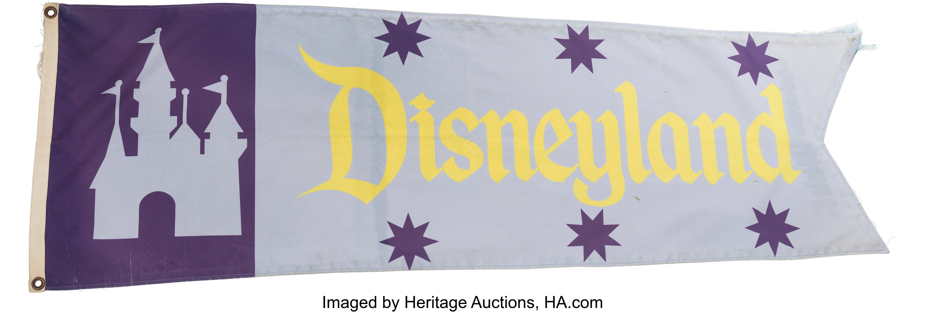 Disneyland - The Official Flag of Disneyland from the Mark Twain | Lot ...