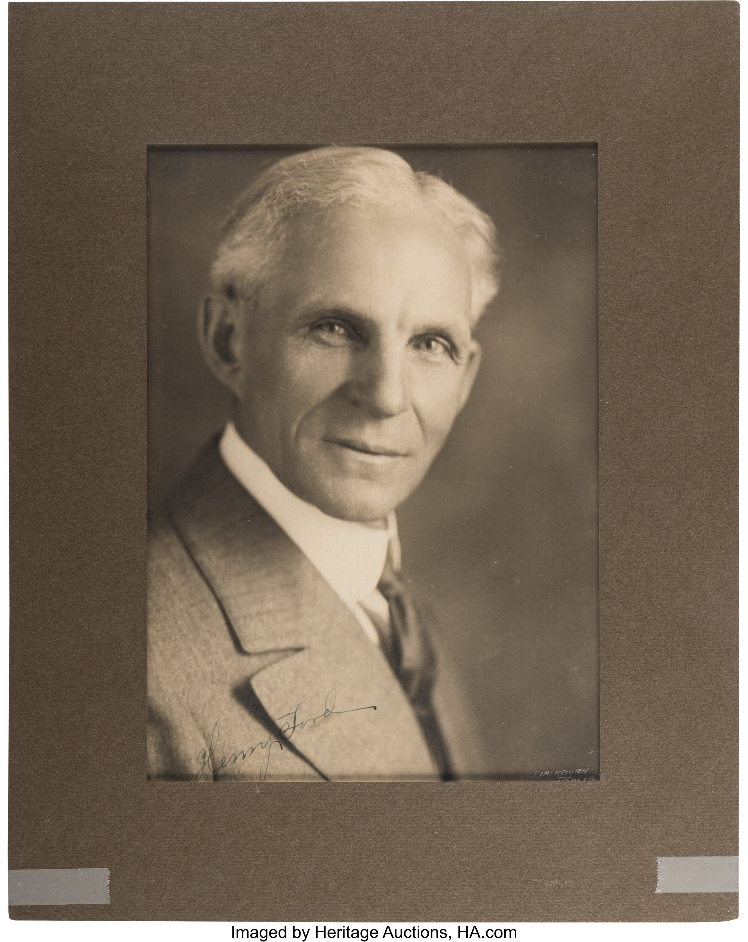 Henry Ford Photograph Signed ... Photography Studio Portraits | Lot ...