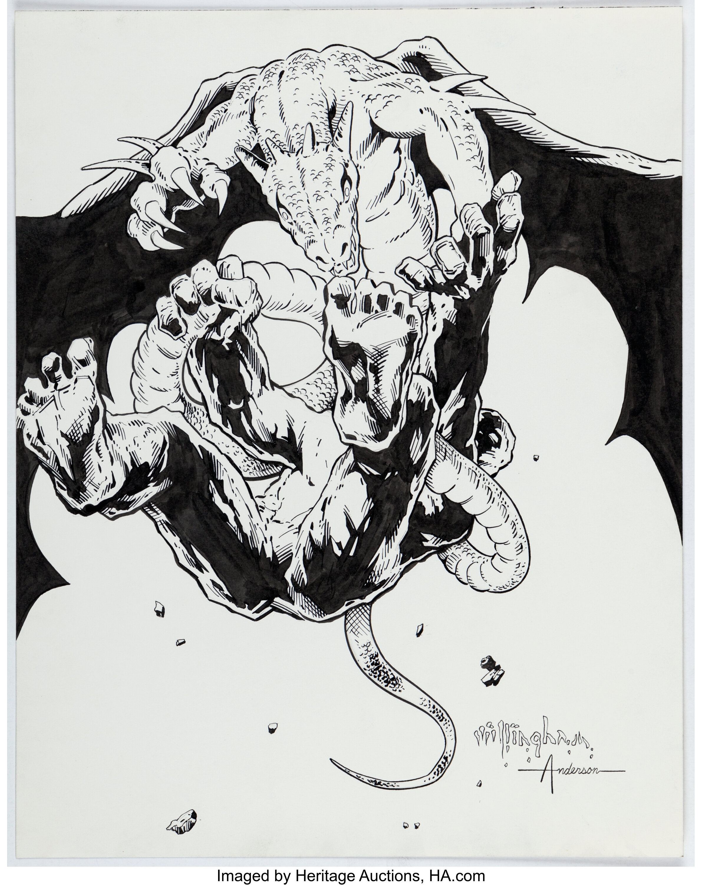 Bill Willingham and Bill Anderson - Monolith from Elementals | Lot ...